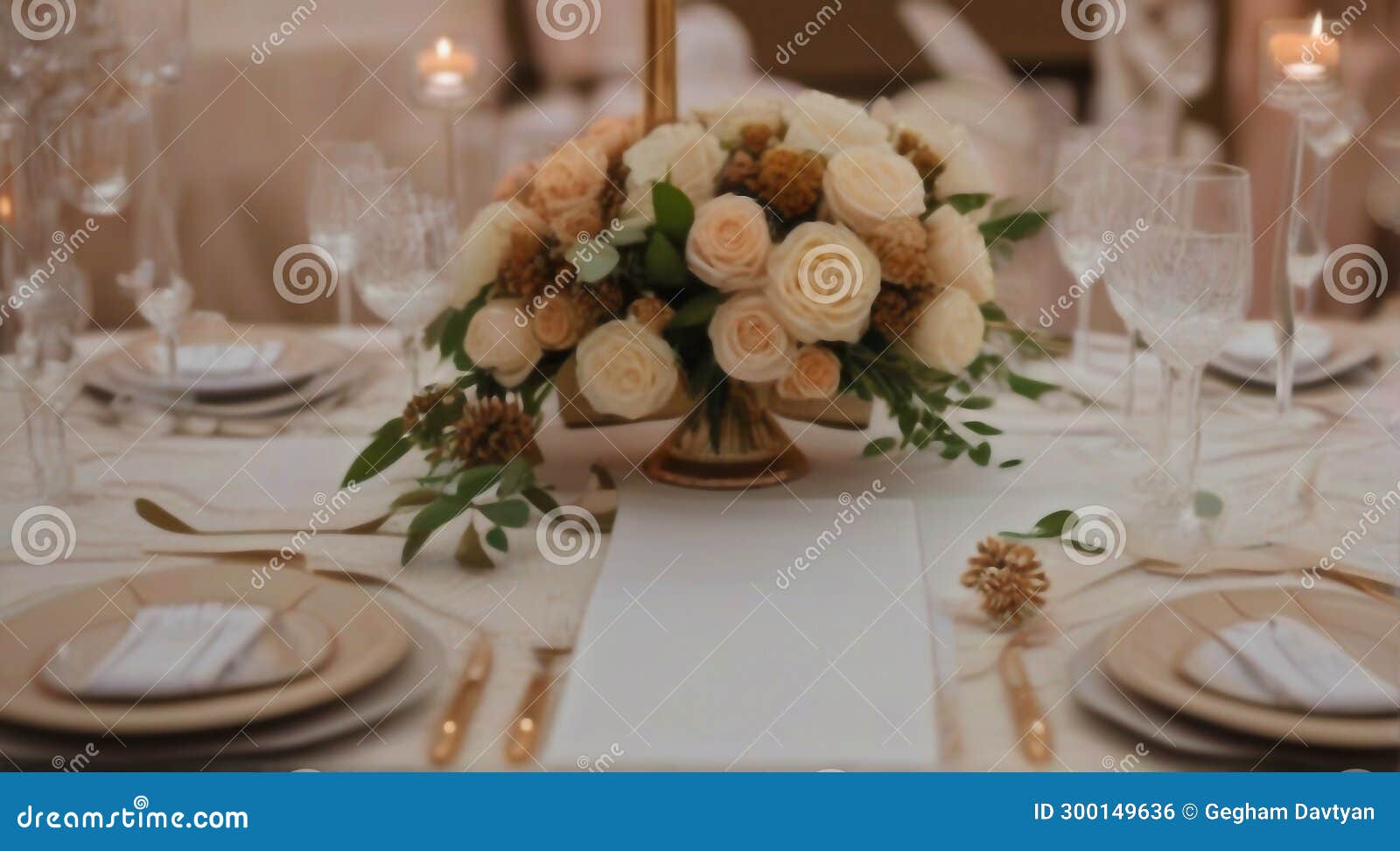 Wedding Designed Table Setting, Wedding Scene, Wedding Table, Bright ...