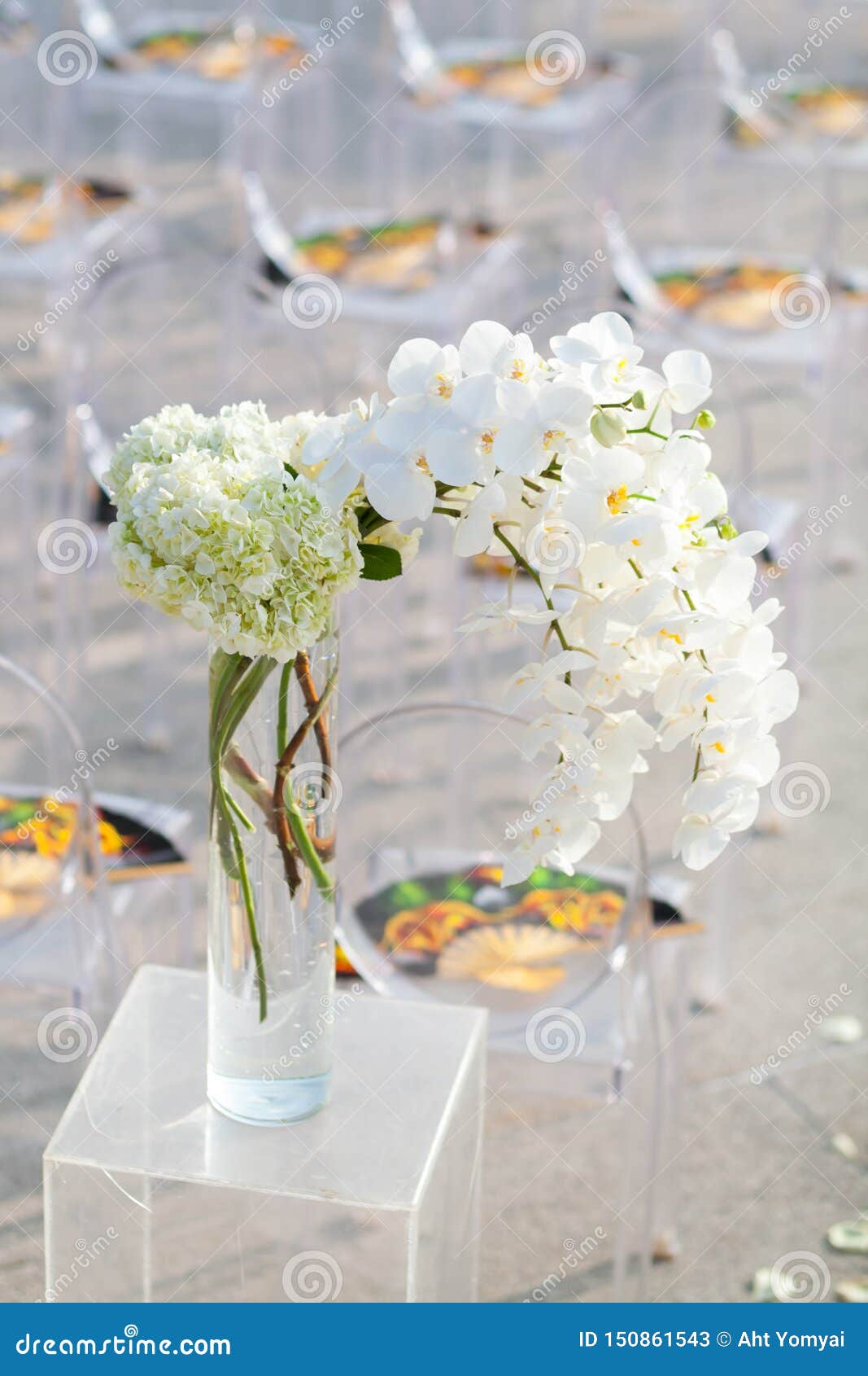 Beautiful Wedding Decorated on Wedding Setup. Stock Image - Image of ...