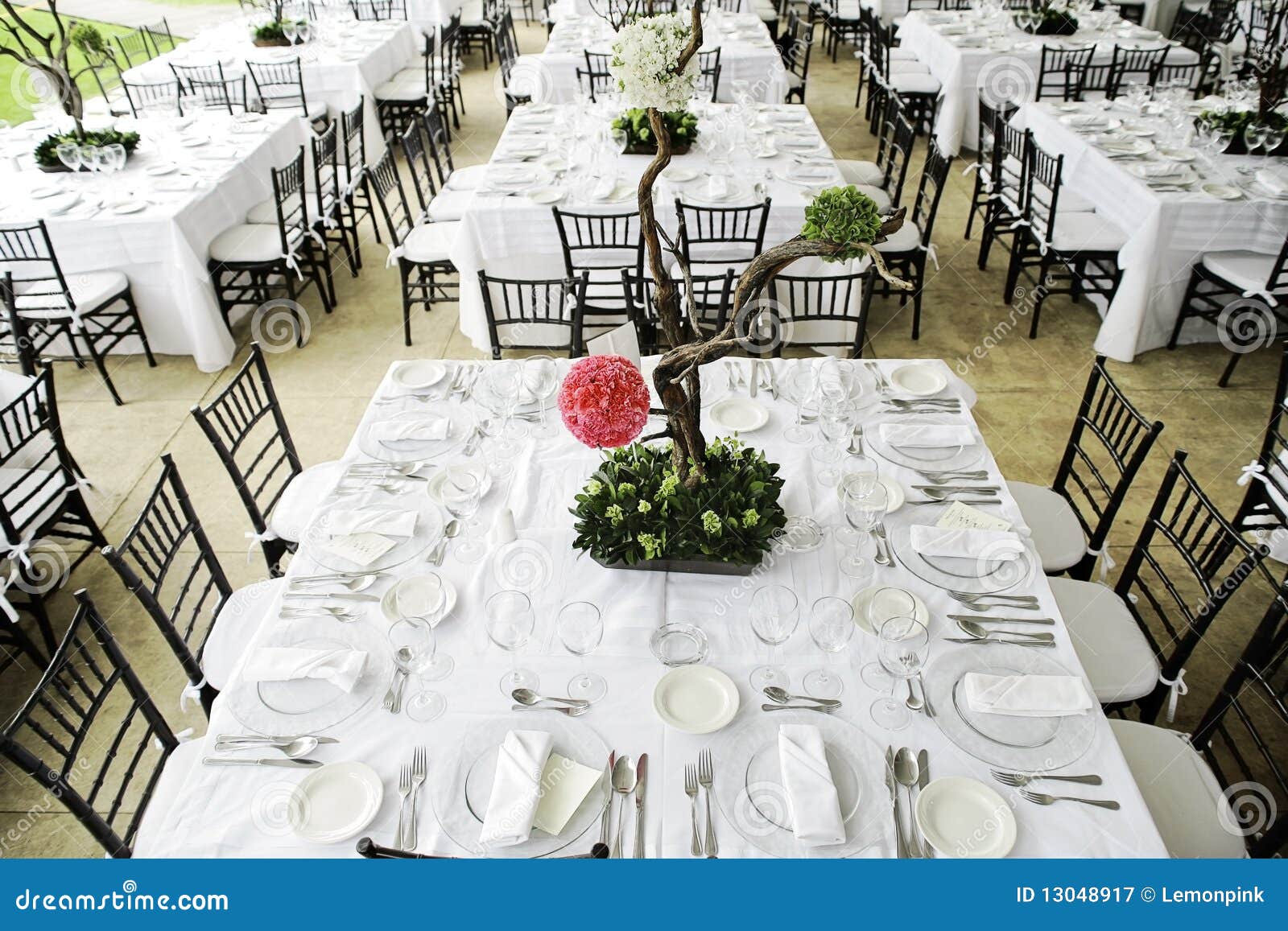 Wedding dinner table stock image. Image of catering, fancy - 13048917