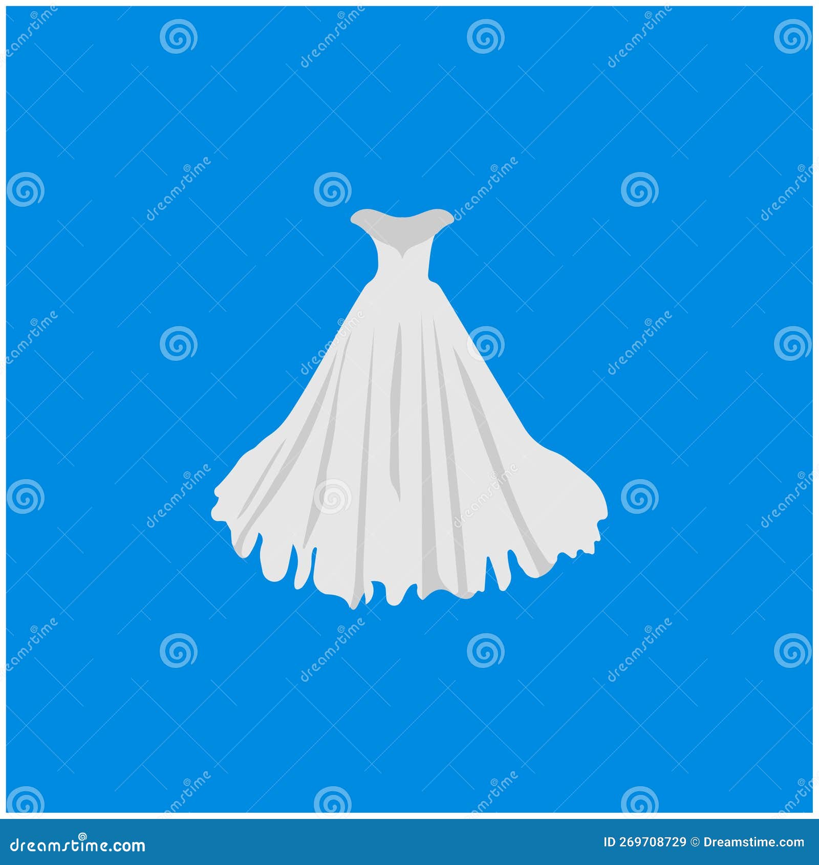 Wedding dress icon vector stock illustration. Illustration of bridal ...