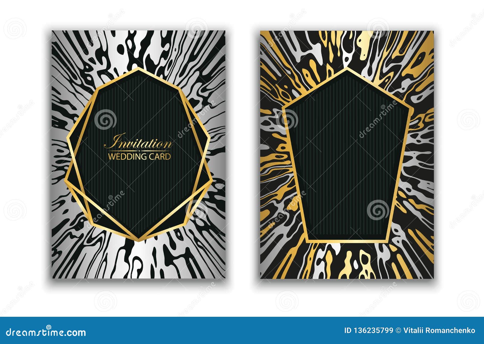 Wedding Elite Card Invitation. Engagement. Abstract Texture of Marble ...