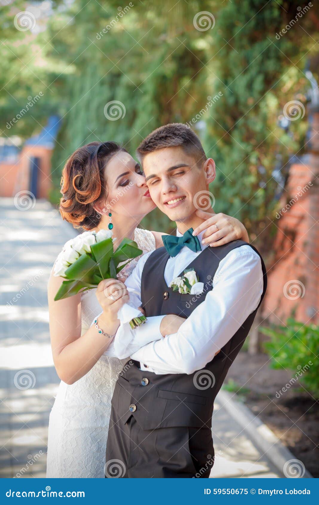 Wedding emotions stock image. Image of light, female - 59550675
