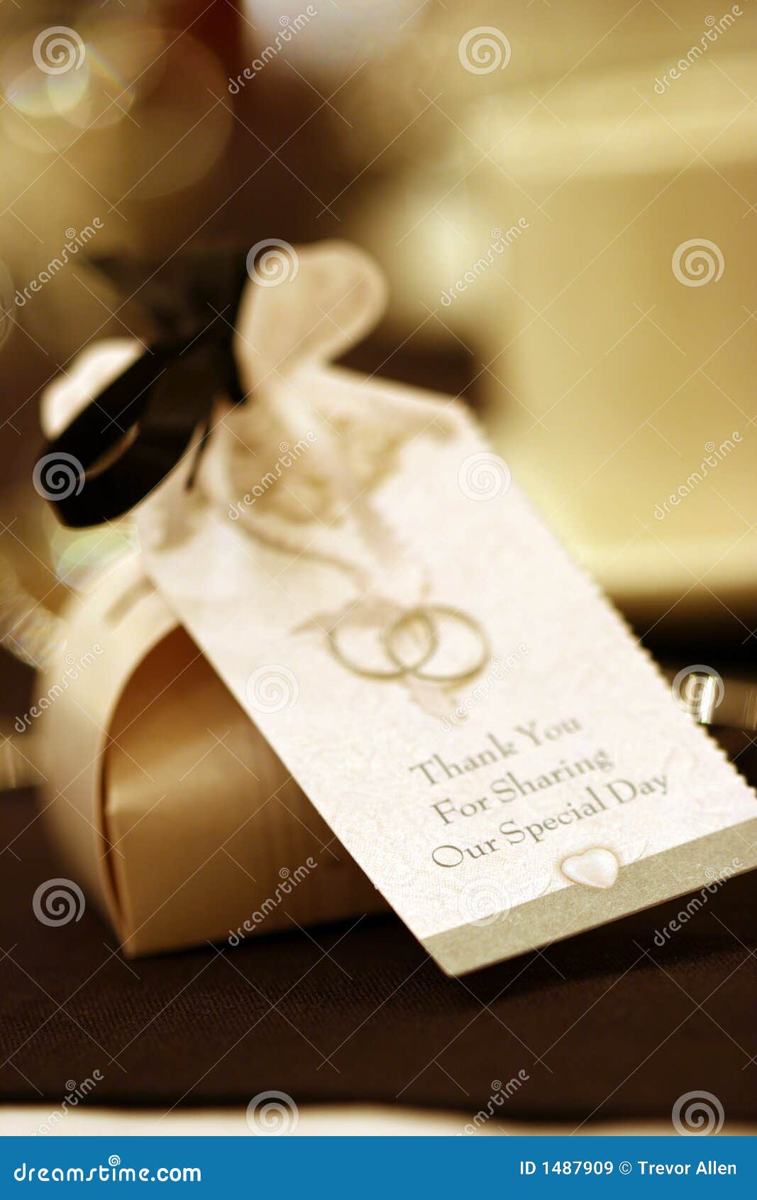 Wedding Favor stock image. Image of celebration, note - 1487909