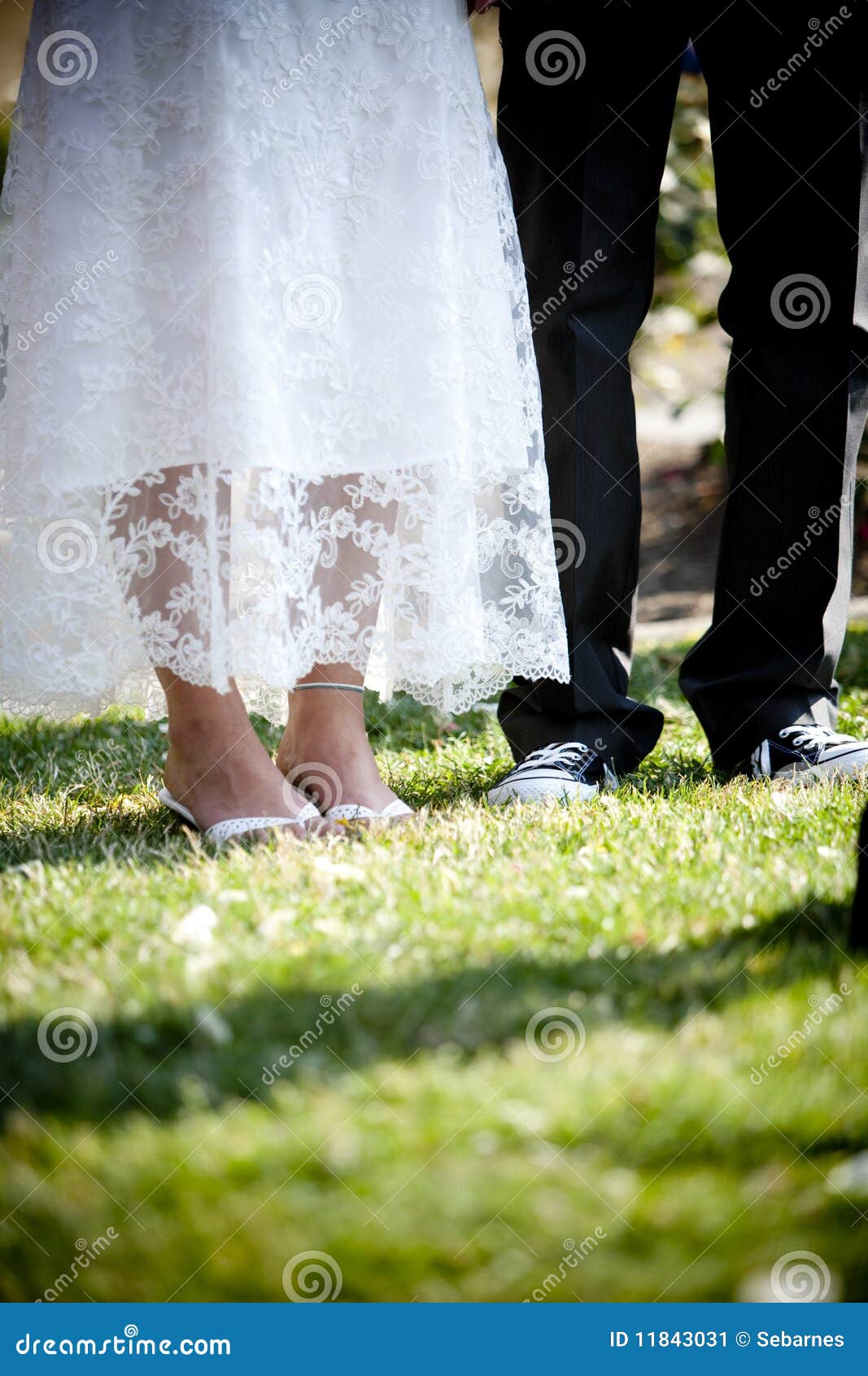 Wedding Feet stock image. Image of dress, marriage, married - 11843031