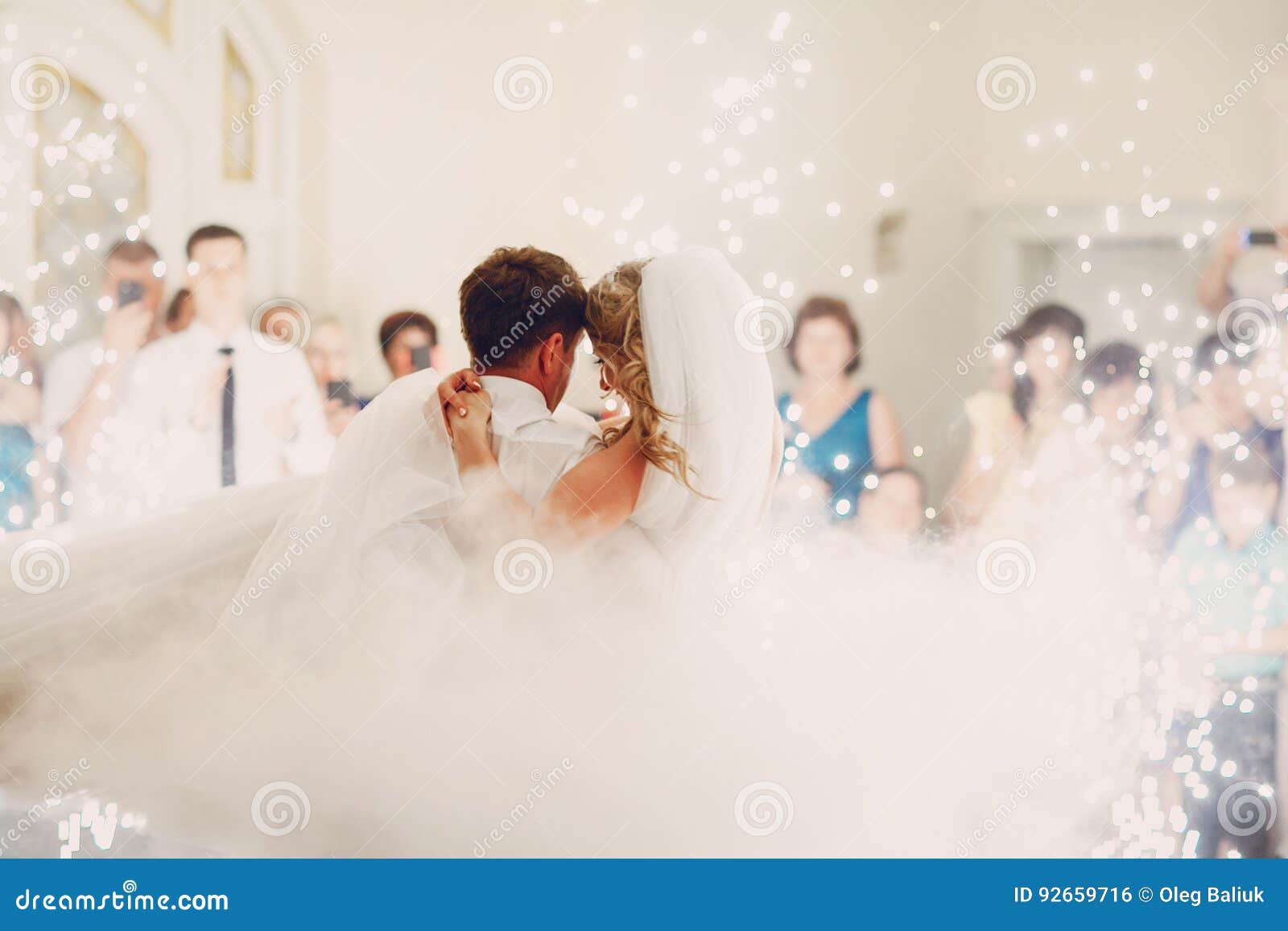 Wedding first dance stock photo. Image of girl, newlywed - 92659716