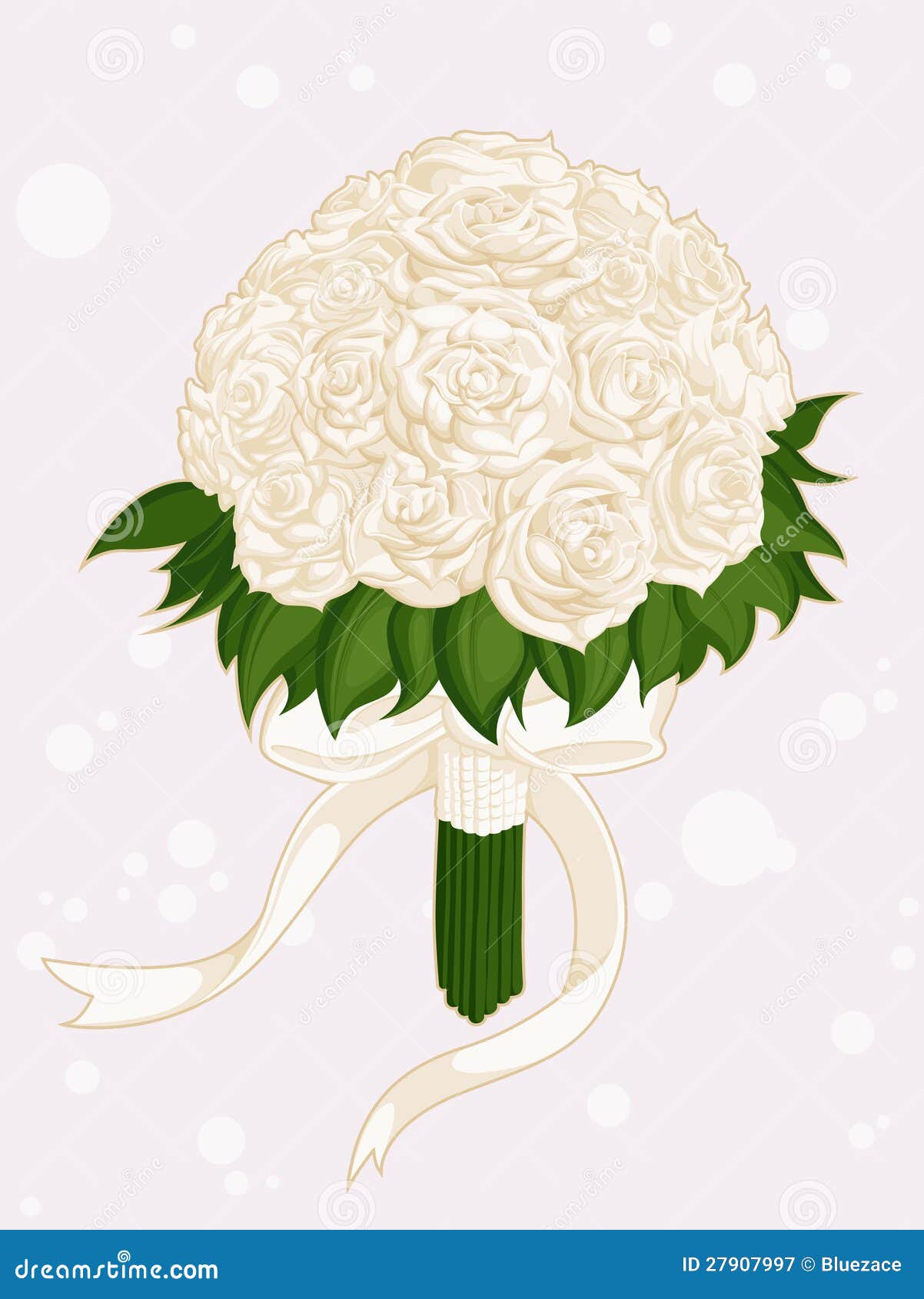 Wedding Flower Bouquet stock vector. Illustration of blossom - 27907997