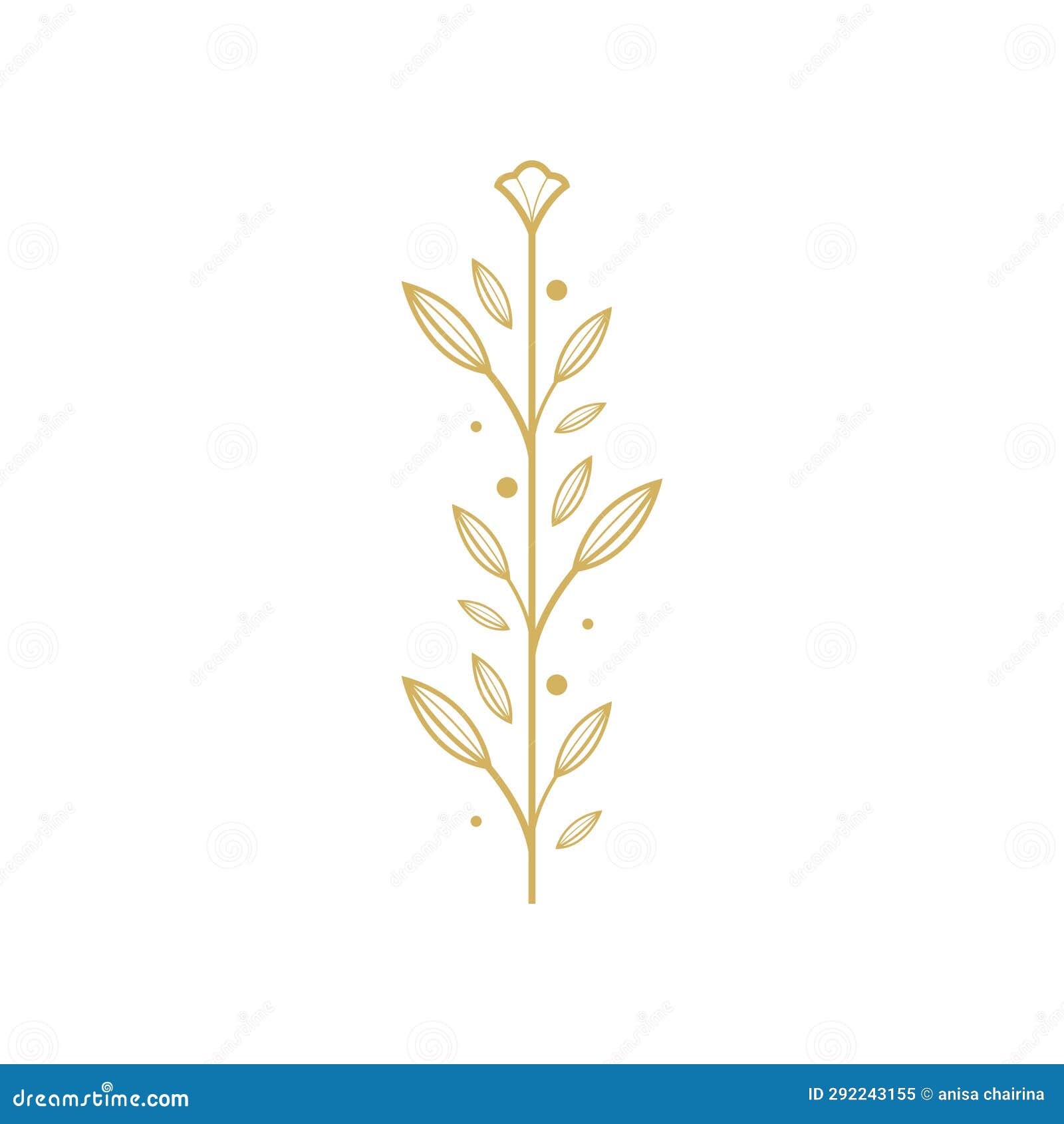 Wedding Flower Frame Element Design Stock Illustration - Illustration ...