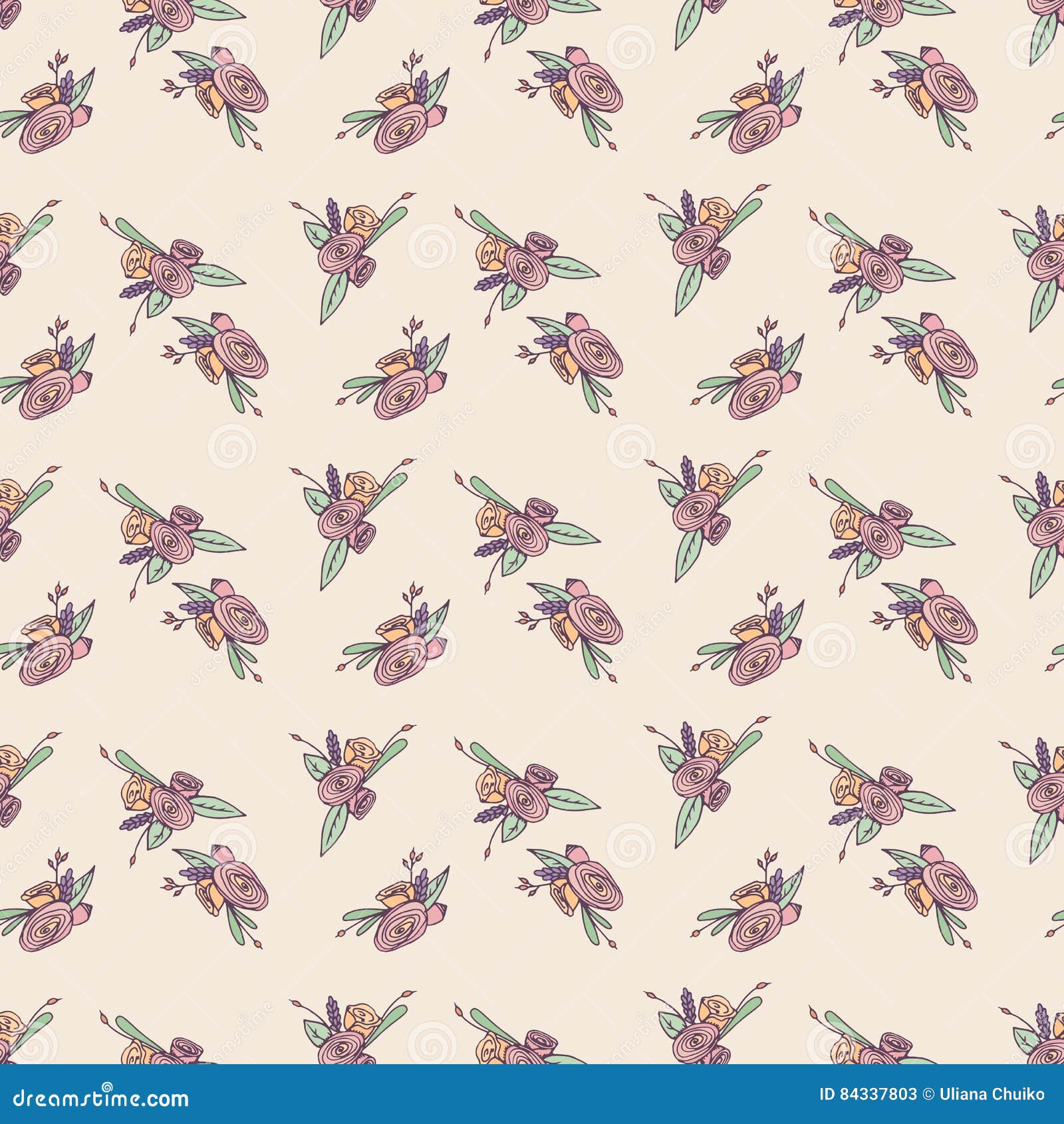 Wedding flowers pattern stock vector. Illustration of decor - 84337803