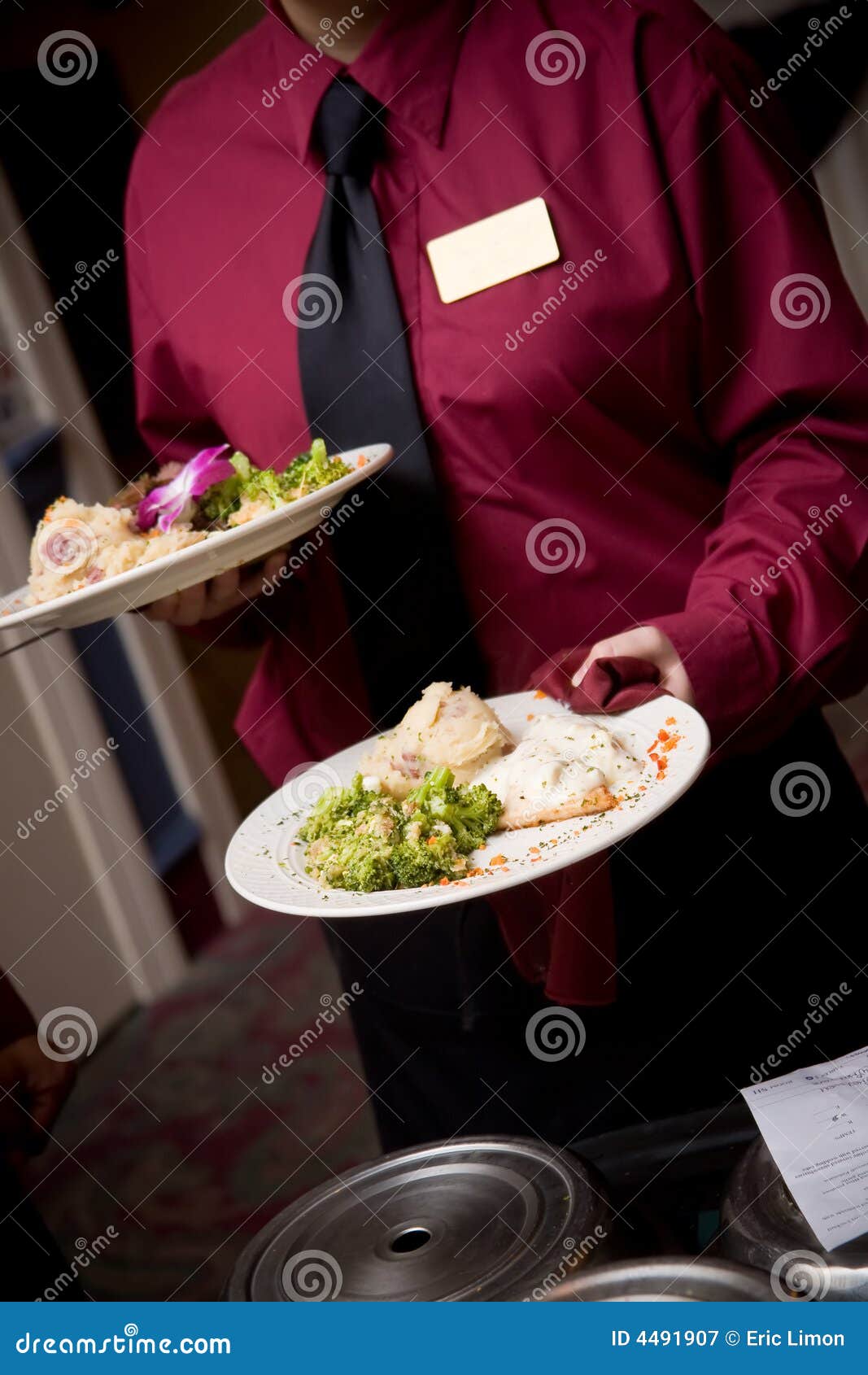 Wedding food being served stock image. Image of party - 4491907