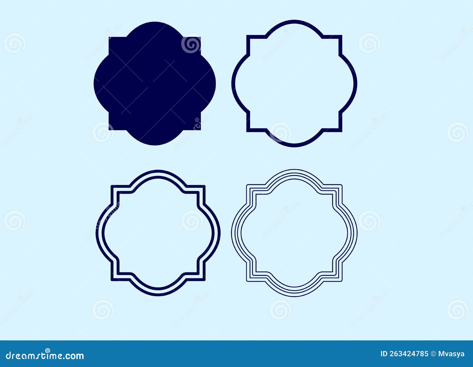 Wedding Frame. Mailbox Monogram, Vintage. Basic Shape, Monogram Frame ...