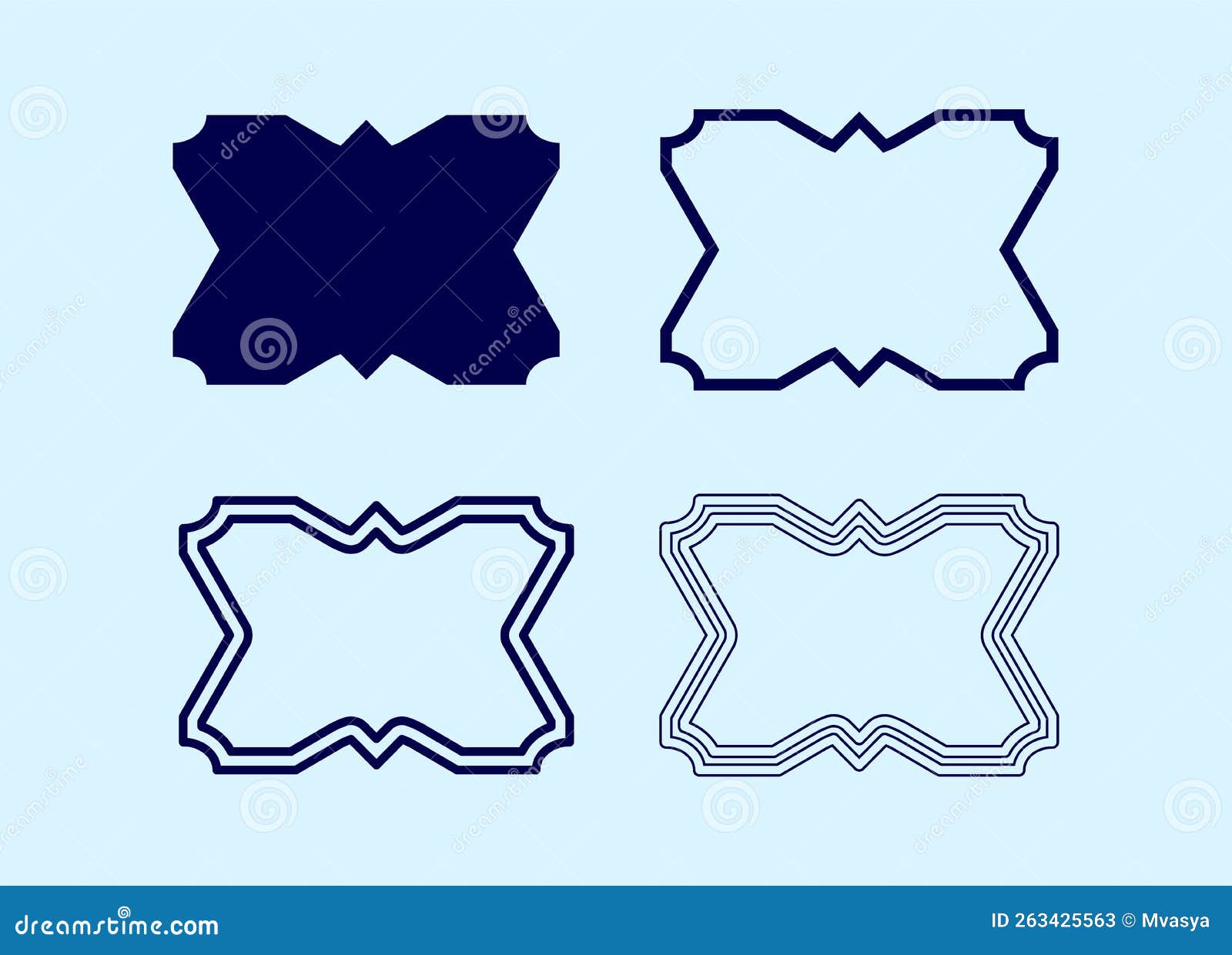 Wedding Frame. Mailbox Monogram, Vintage. Basic Shape, Monogram Frame ...