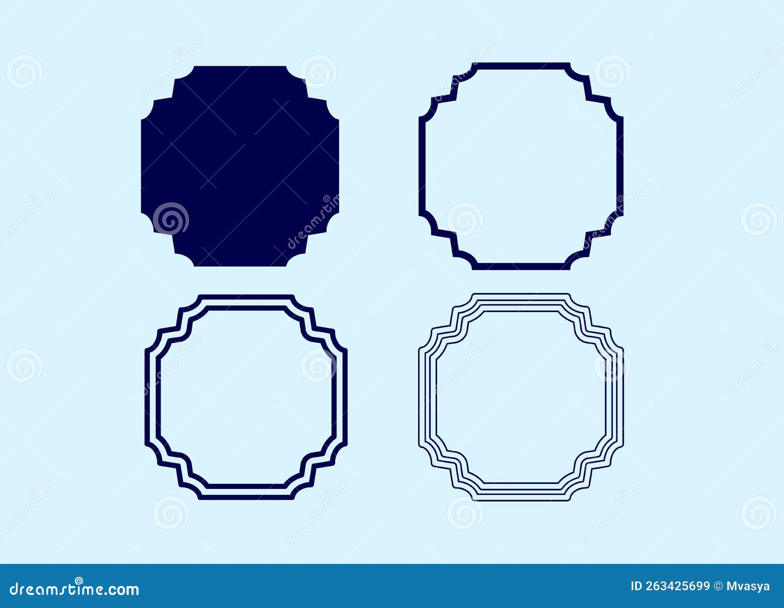 Wedding Frame. Mailbox Monogram, Vintage. Basic Shape, Monogram Frame ...