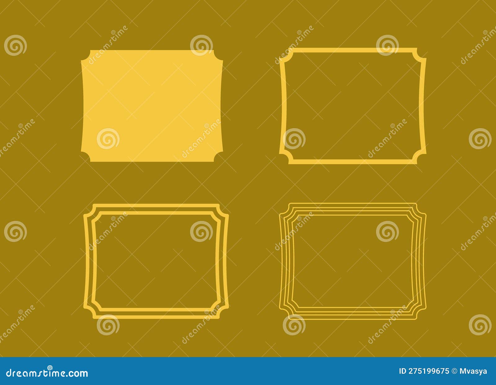 Wedding Frame. Mailbox Monogram, Vintage. Basic Shape, Monogram Frame ...