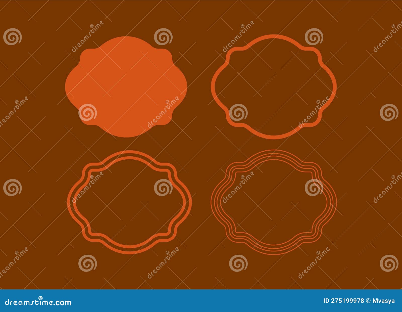 Wedding Frame. Mailbox Monogram, Vintage. Basic Shape, Monogram Frame ...