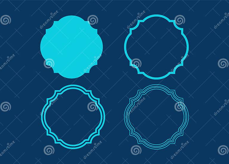 Wedding Frame. Mailbox Monogram, Vintage. Basic Shape, Monogram Frame ...