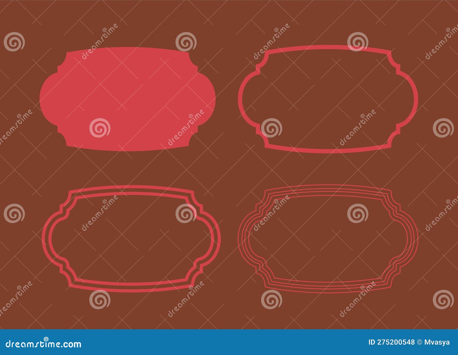 Wedding Frame. Mailbox Monogram, Vintage. Basic Shape, Monogram Frame ...