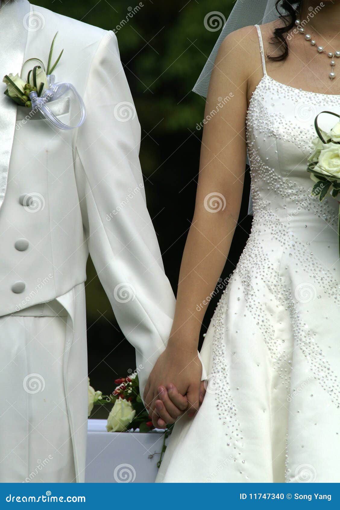WEDDING HANDFASTING CEREMONY Stock Photo - Image of bride, celebration ...
