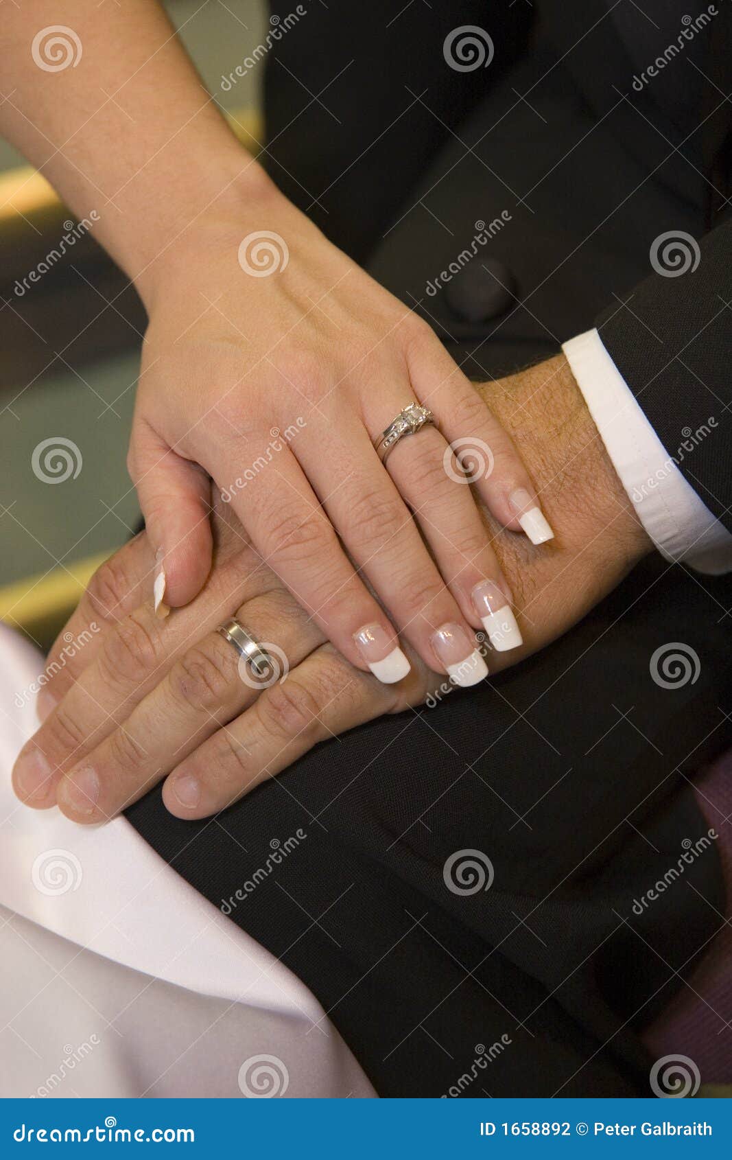 Wedding hands stock photo. Image of band, togetherness - 1658892