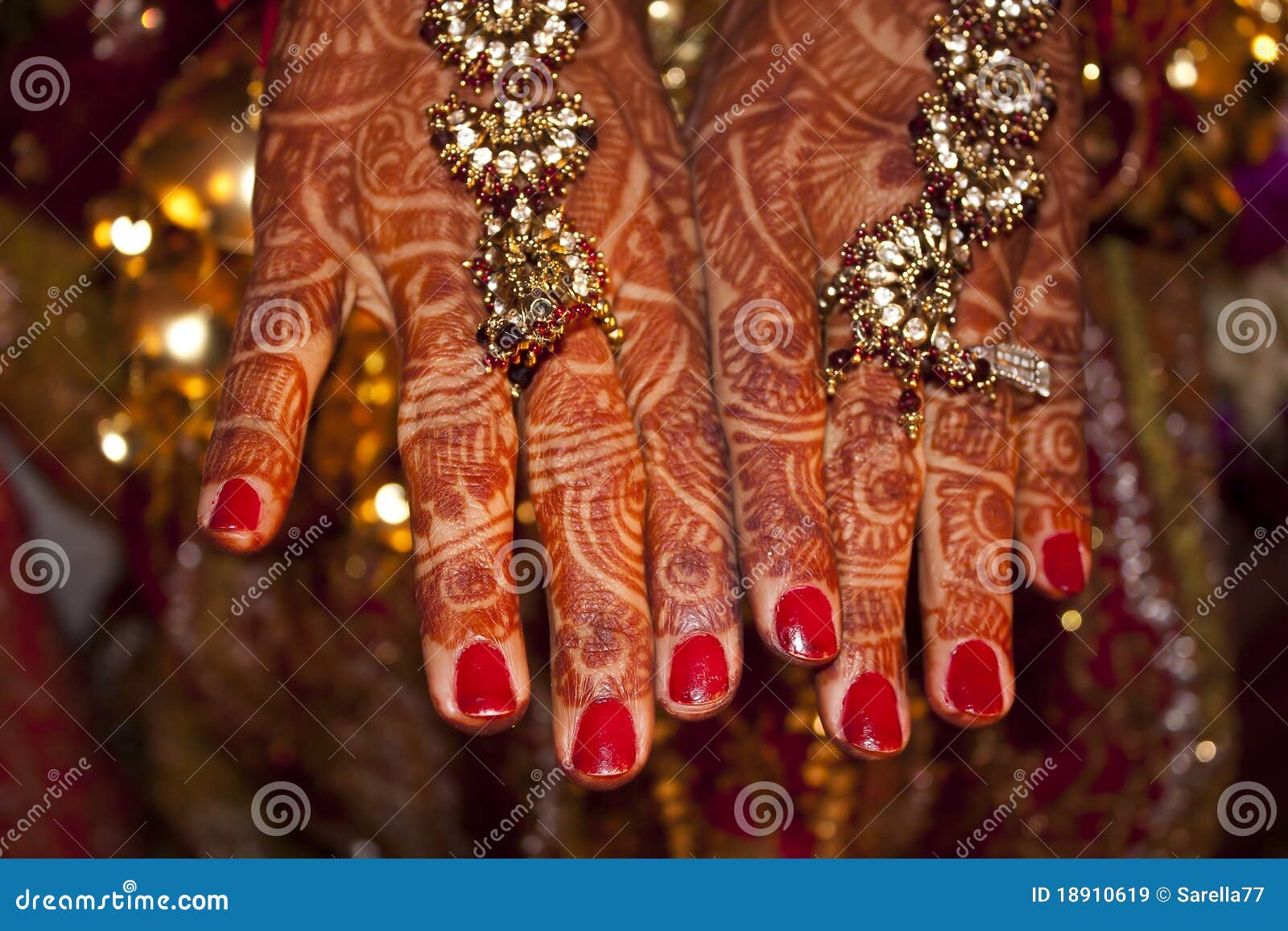 Wedding hands stock image. Image of bride, delhi, indian - 18910619