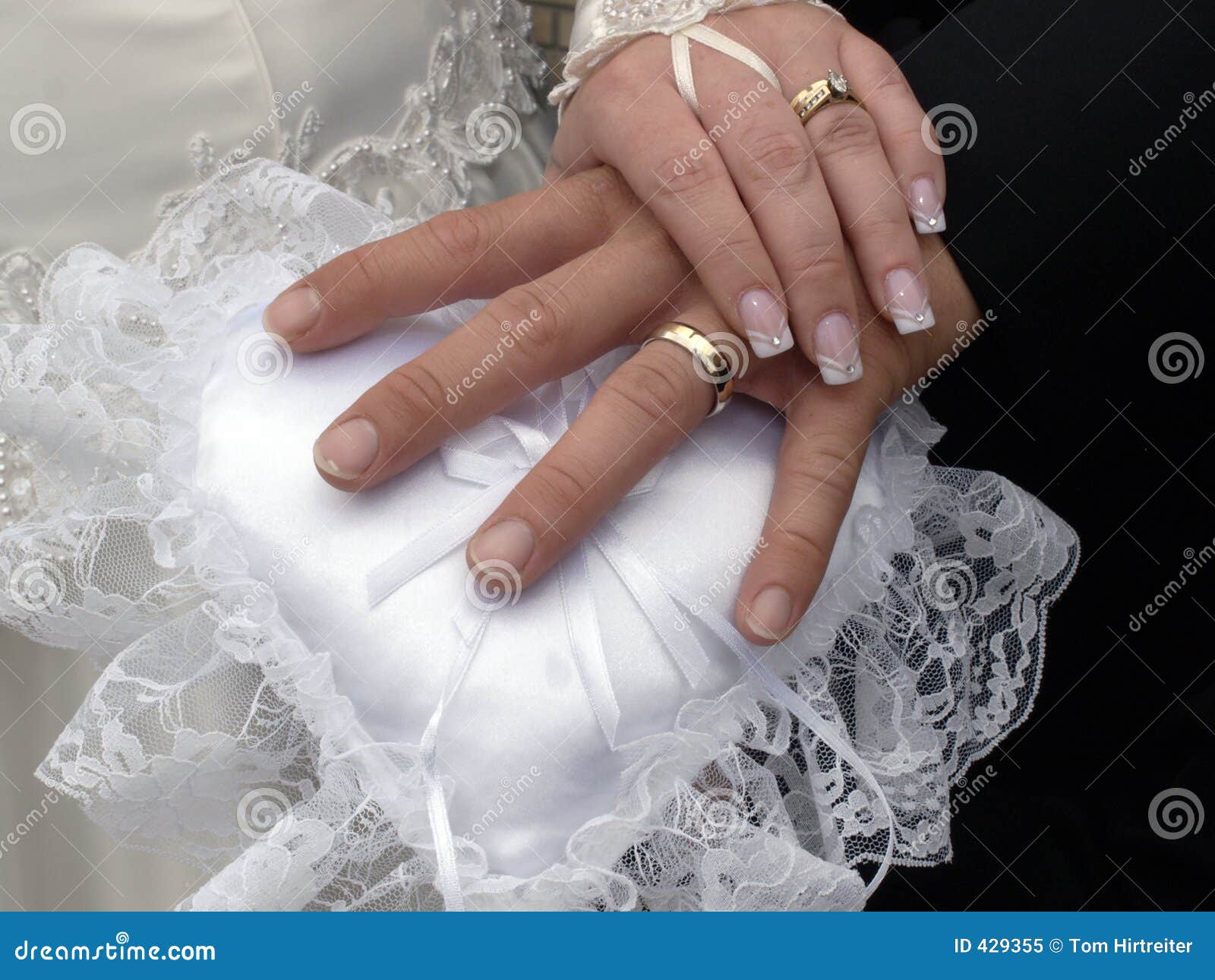 Wedding Hands stock image. Image of marriage, diamonds - 429355