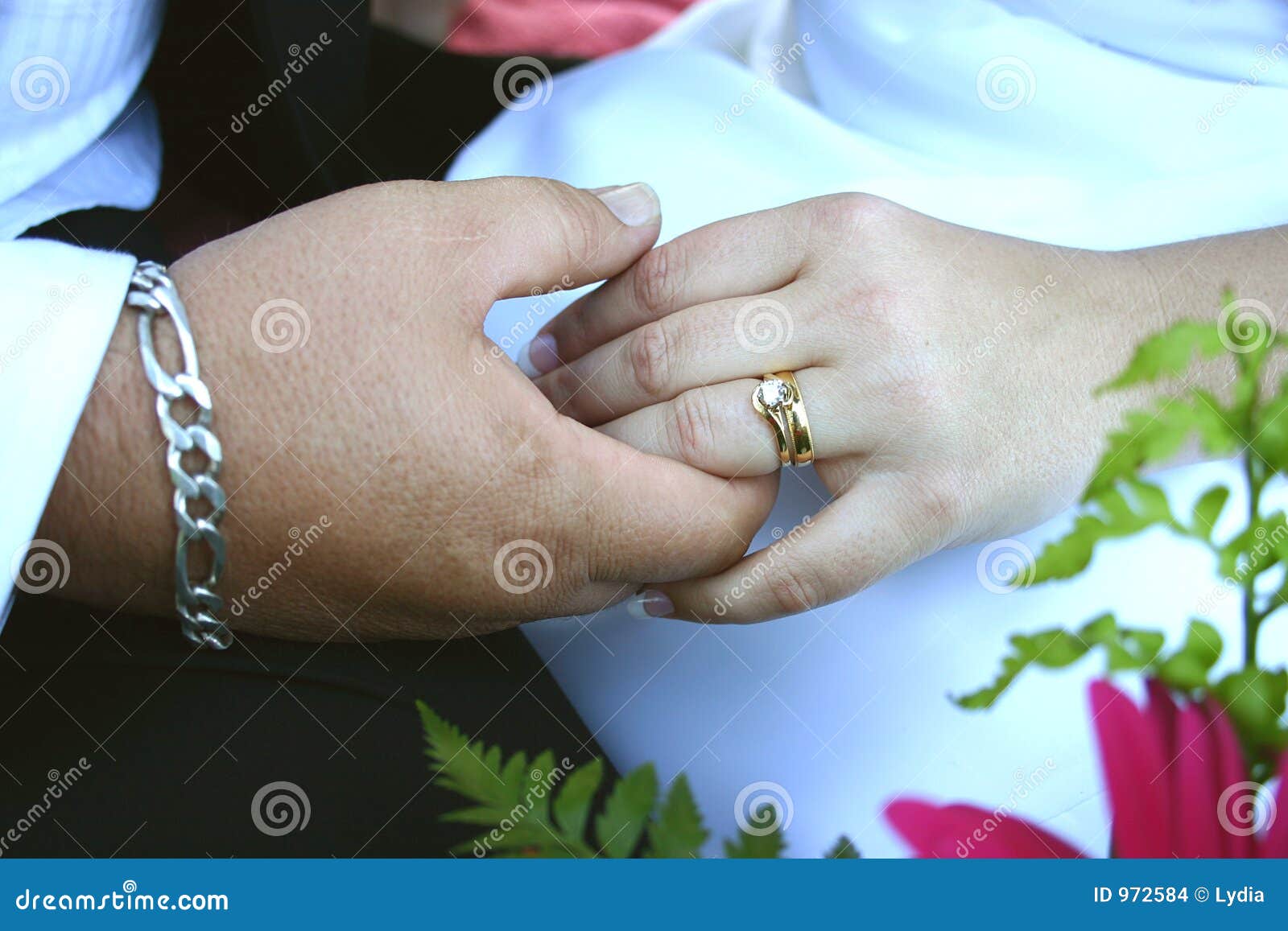 Wedding Hands stock photo. Image of woman, ritual, gold - 972584