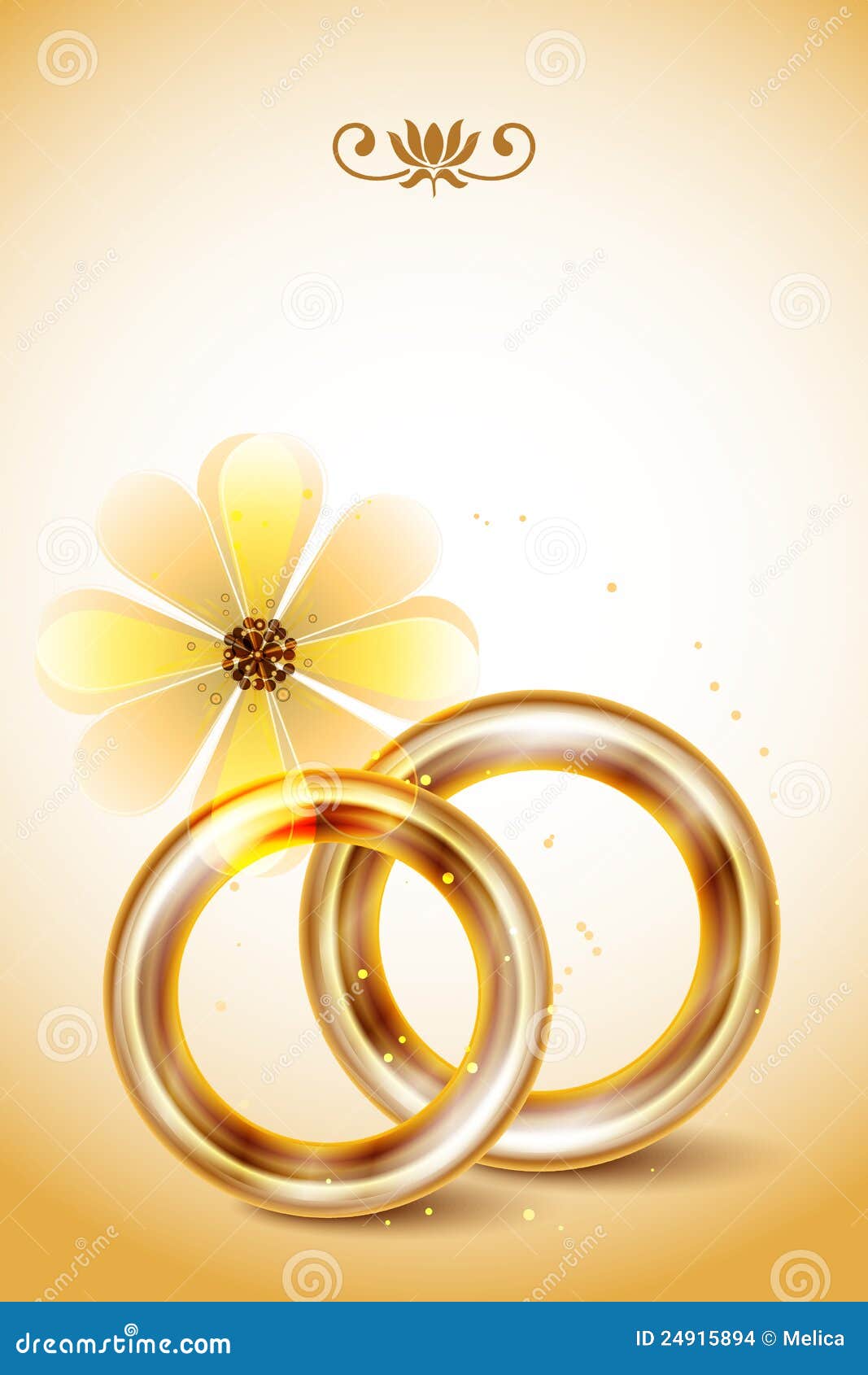 Wedding Invitation Backgrounds Rings Stock Illustrations – 93 Wedding ...