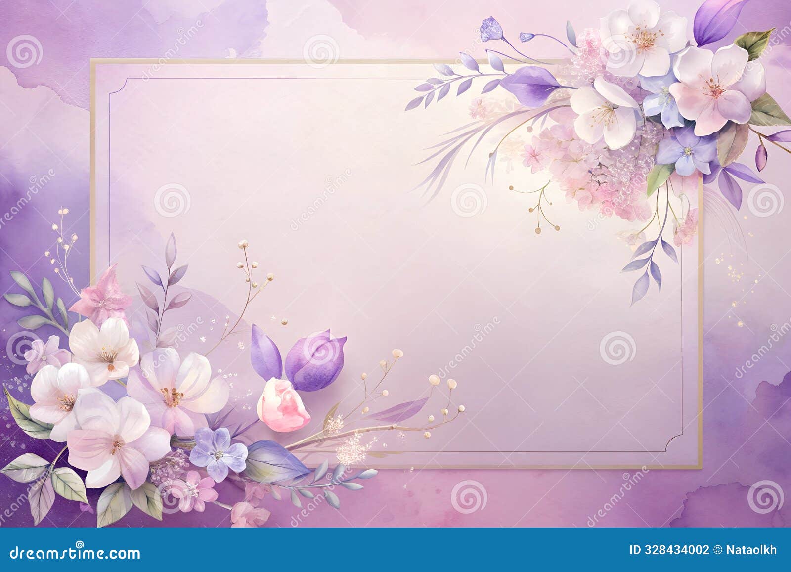 Wedding Invitation Background, Deep Lavender Gradient Background with ...