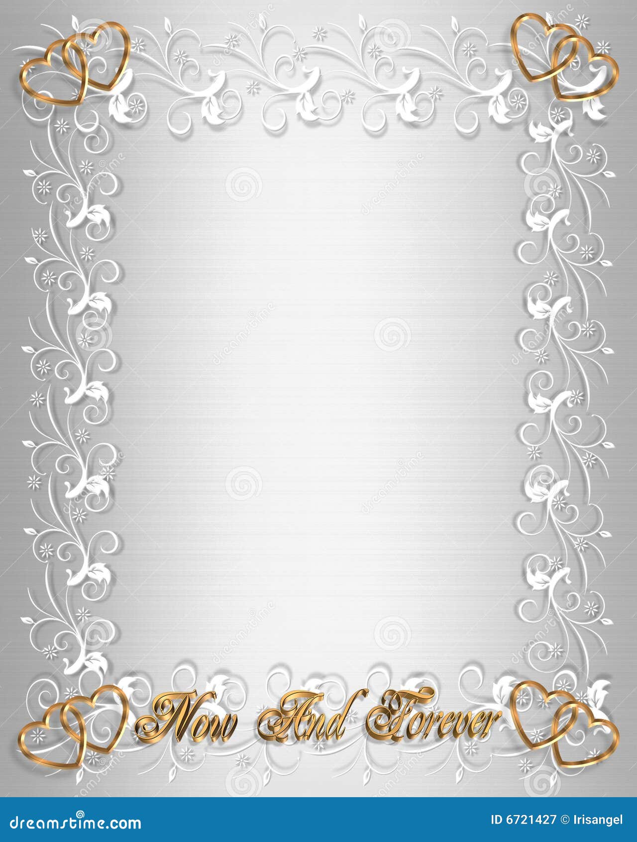 Wedding Invitation Border White Satin Stock Illustration - Illustration ...