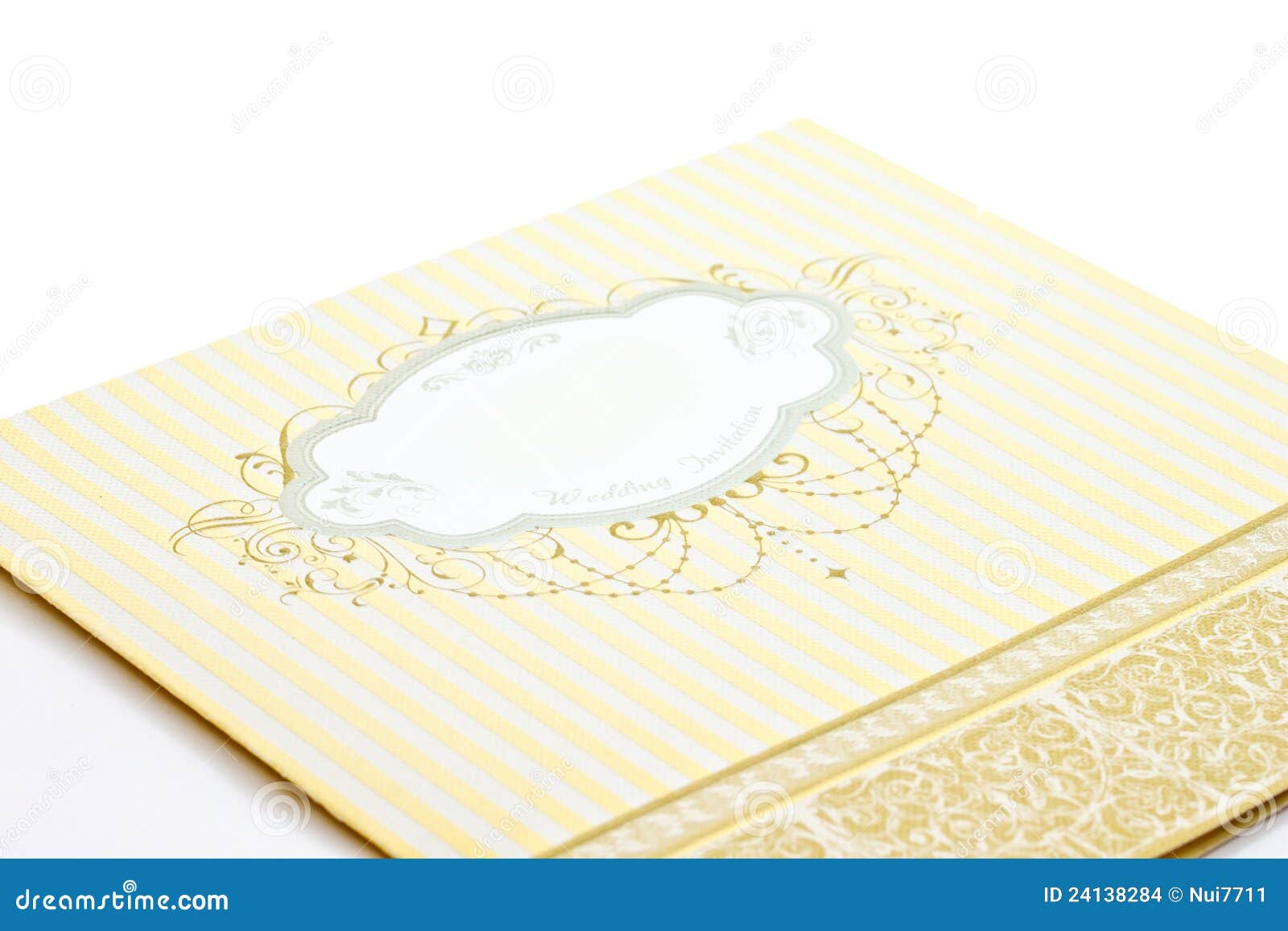 Wedding invitation card stock photo. Image of white, traditional - 24138284