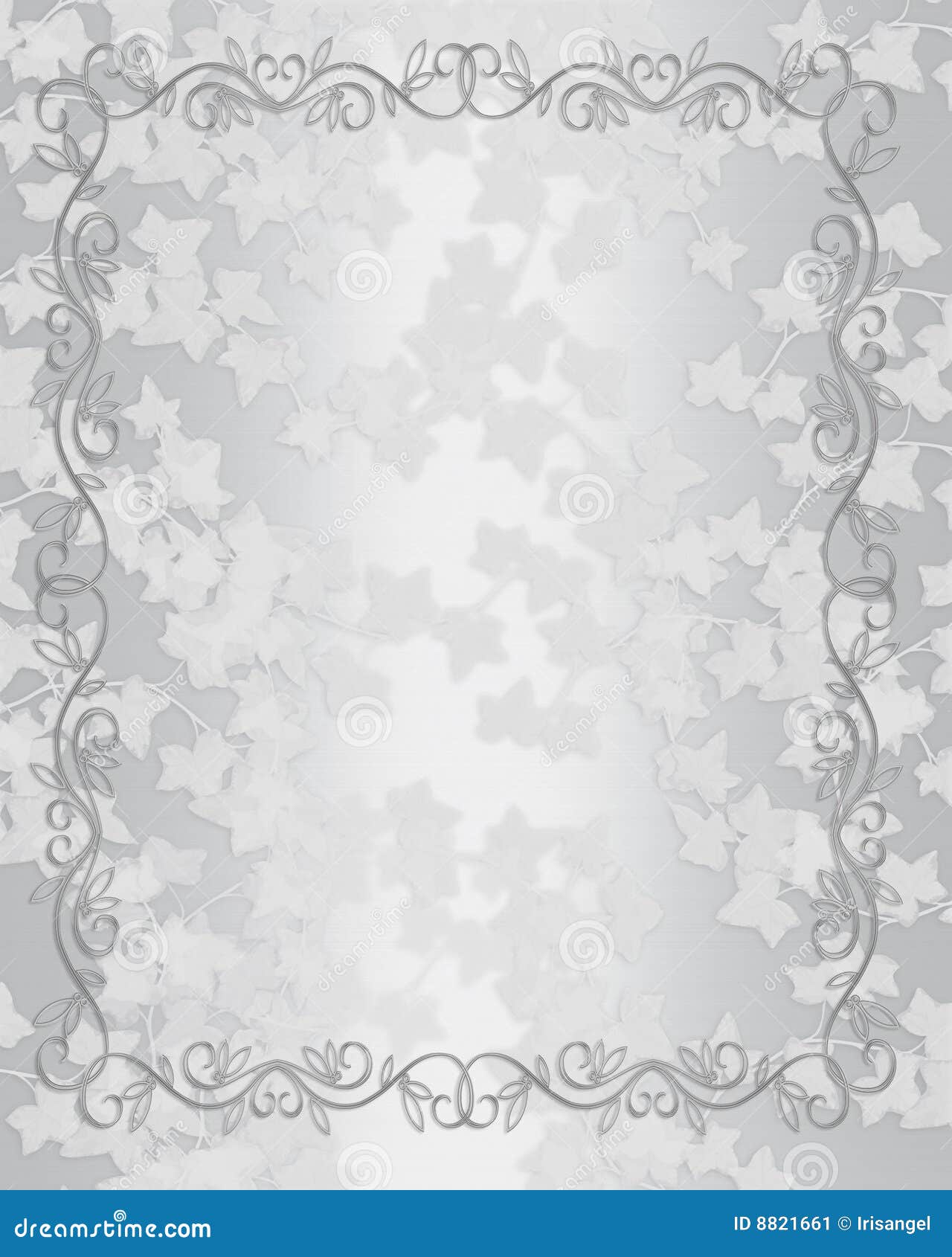 Silver Fancy Weding Borders