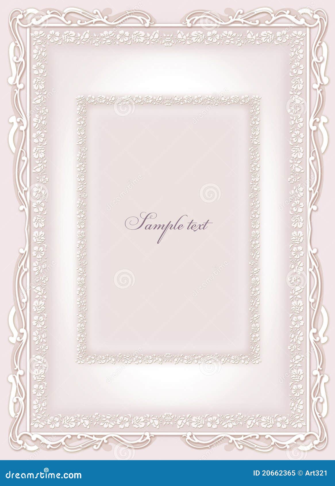 Wedding invitation, frame stock illustration. Illustration of ...