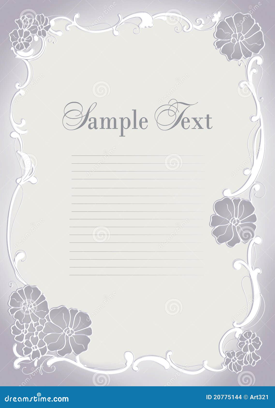 Wedding invitation, frame stock illustration. Illustration of element ...