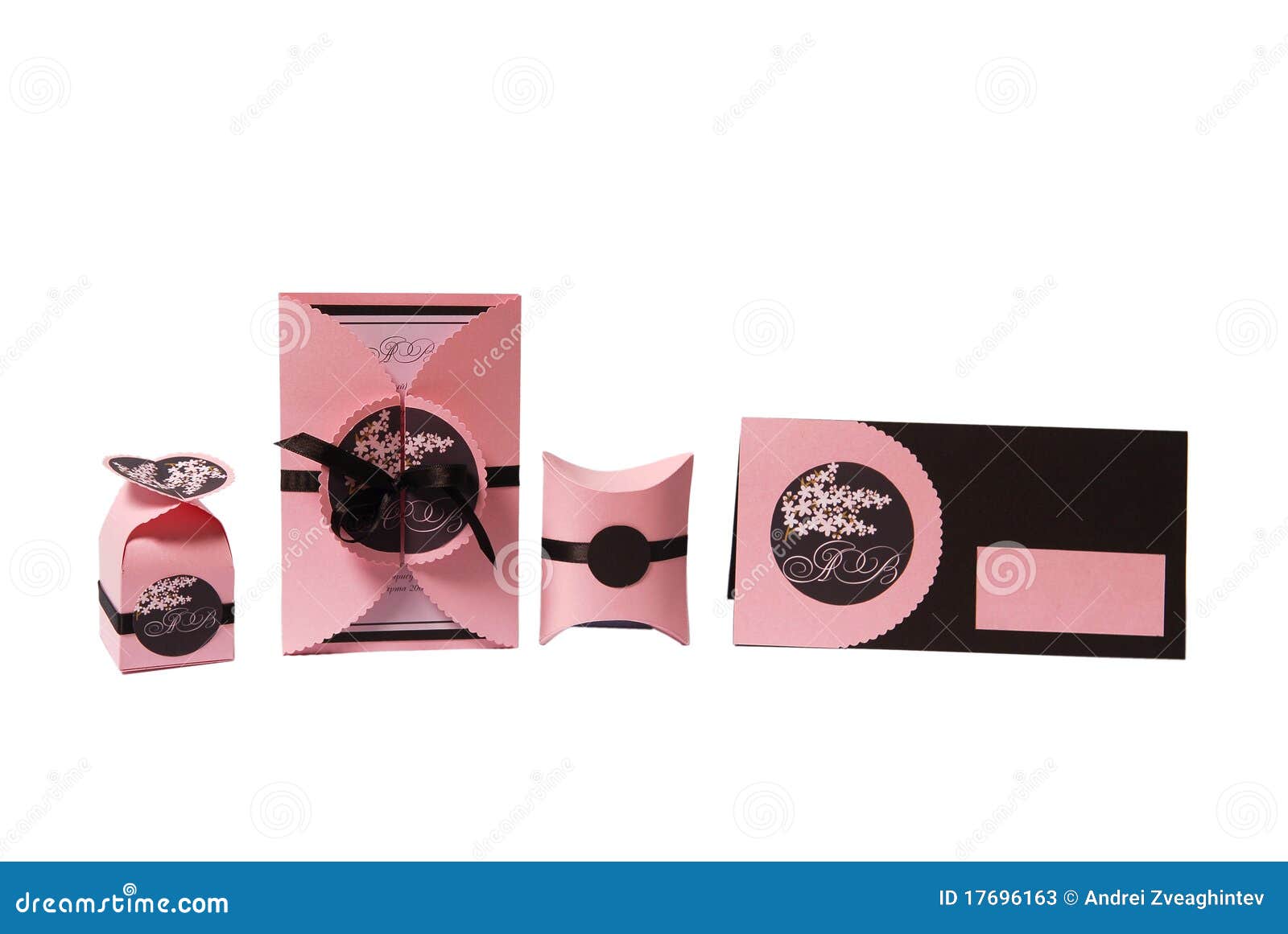 Wedding Invitation and Gift Box Stock Image - Image of celebrate ...