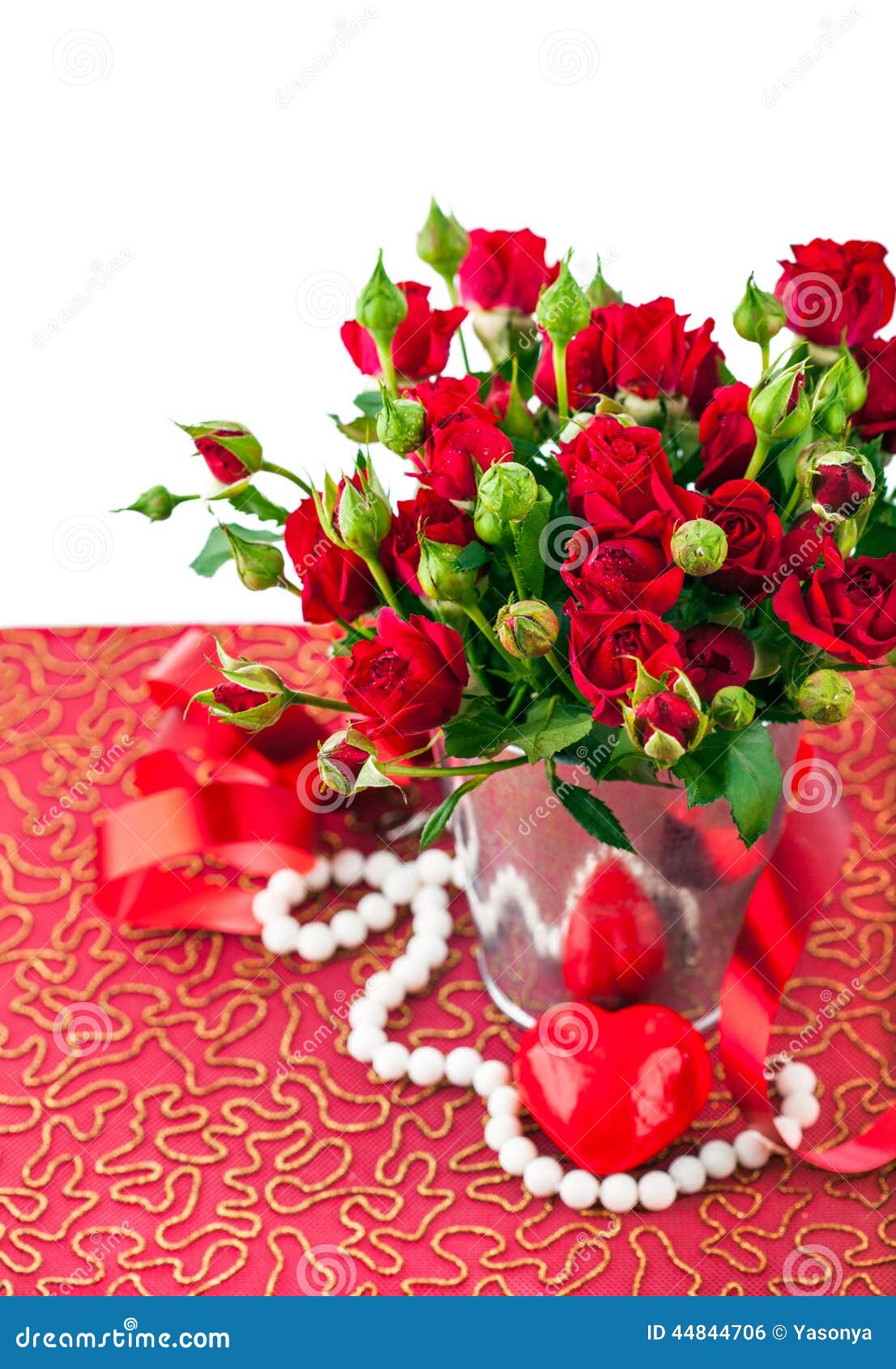 Wedding Invitation Greeting Card with Roses Stock Photo - Image of ...