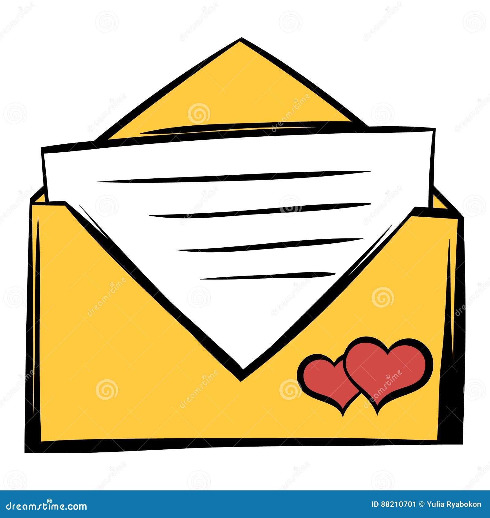 Wedding Invitation Icon Cartoon Stock Vector - Illustration of document ...