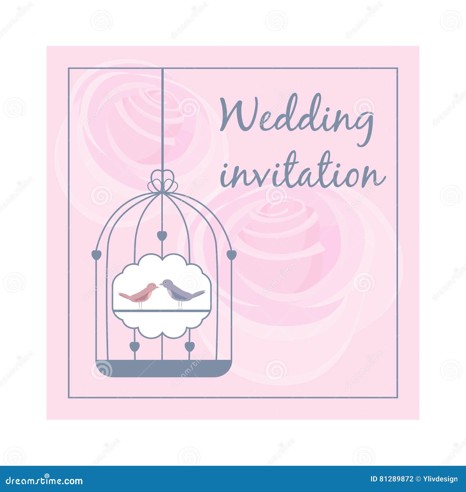 Wedding Invitation Icon, Cartoon Style Stock Vector - Illustration of ...