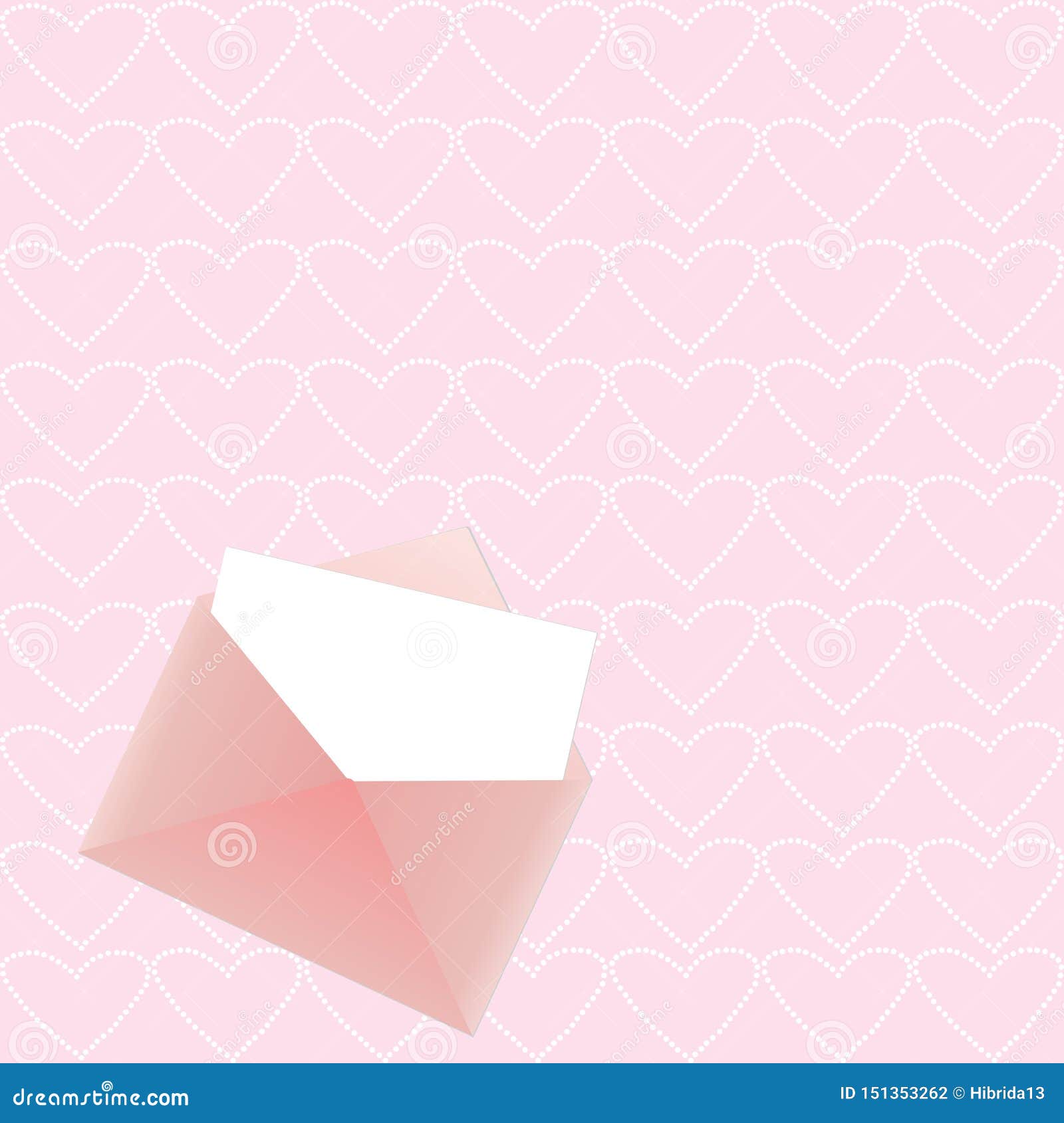 Wedding Invitation in Paper Envelope Stock Vector - Illustration of ...