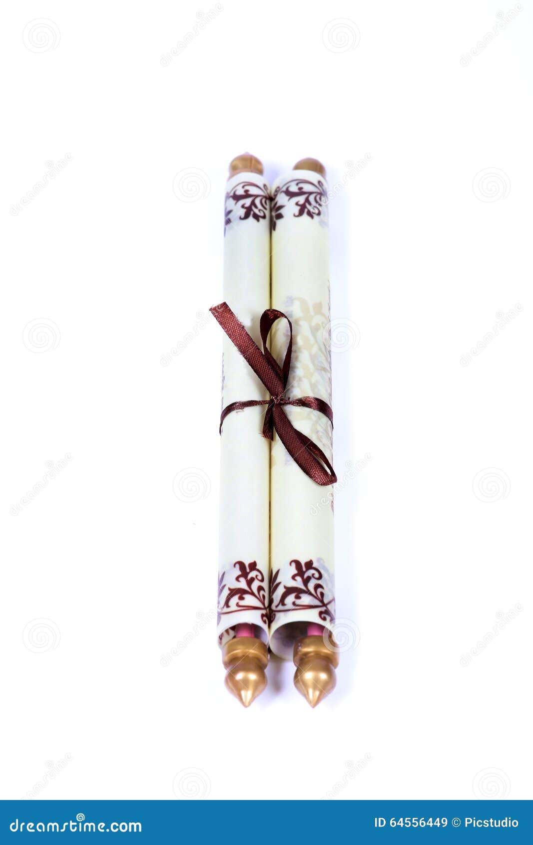 Wedding invitation scroll stock image. Image of invitation - 64556449