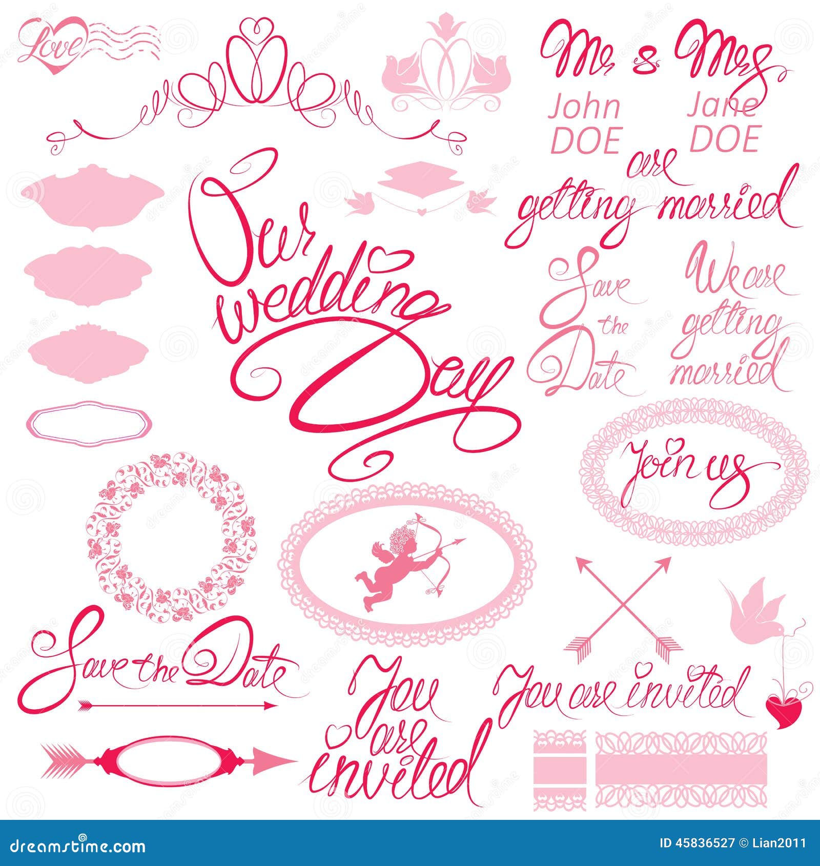 Getting Married Banner Stock Illustrations – 172 Getting Married Banner ...