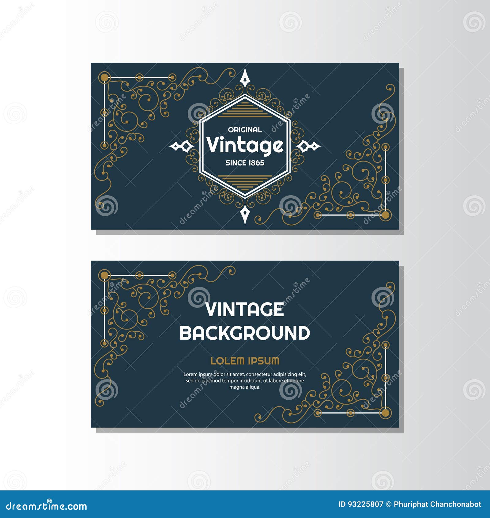 Wedding Invitation Vintage Flyer Background Design Template Stock ...