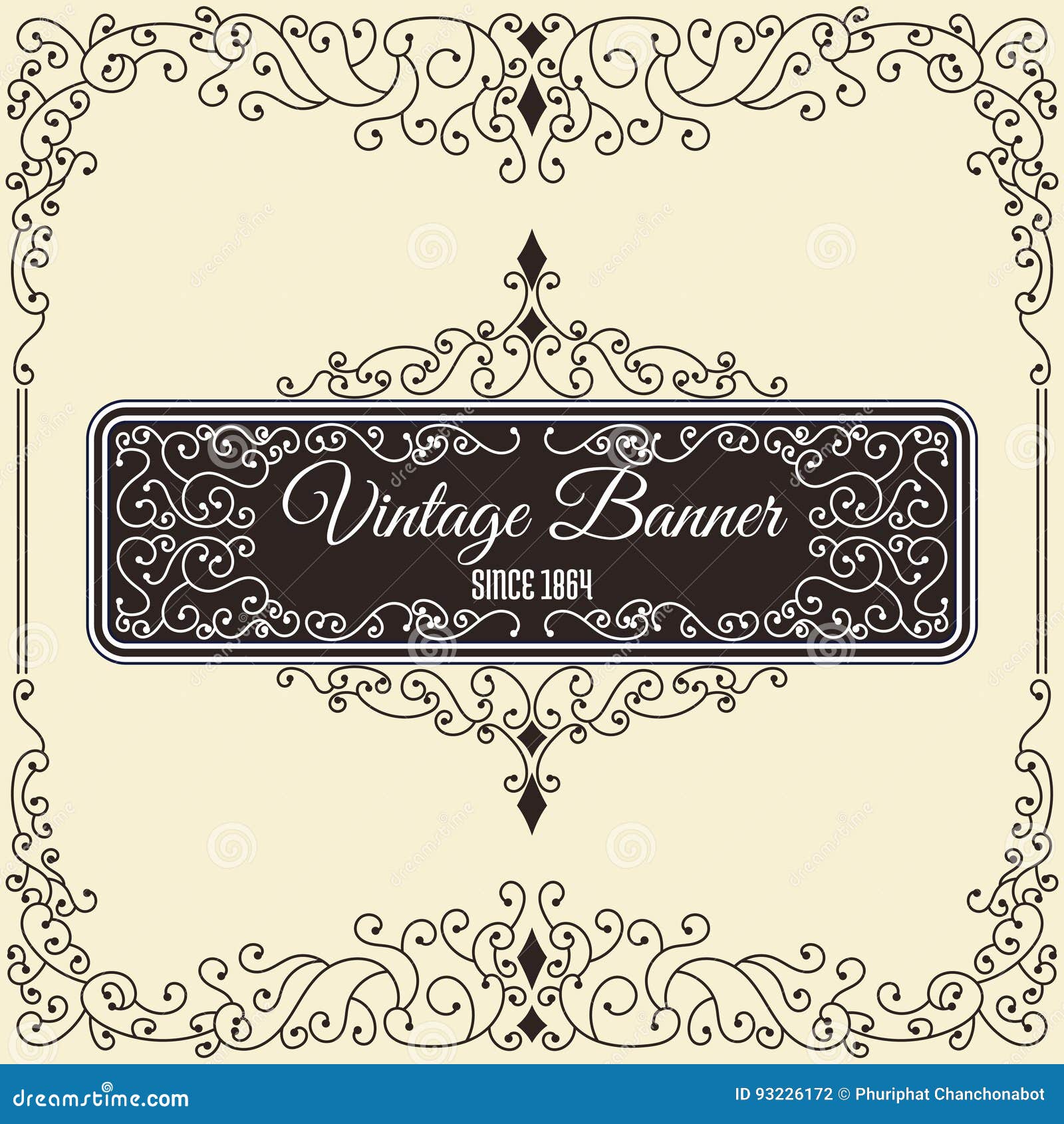 Wedding Invitation Vintage Flyer Background Design Template Stock ...