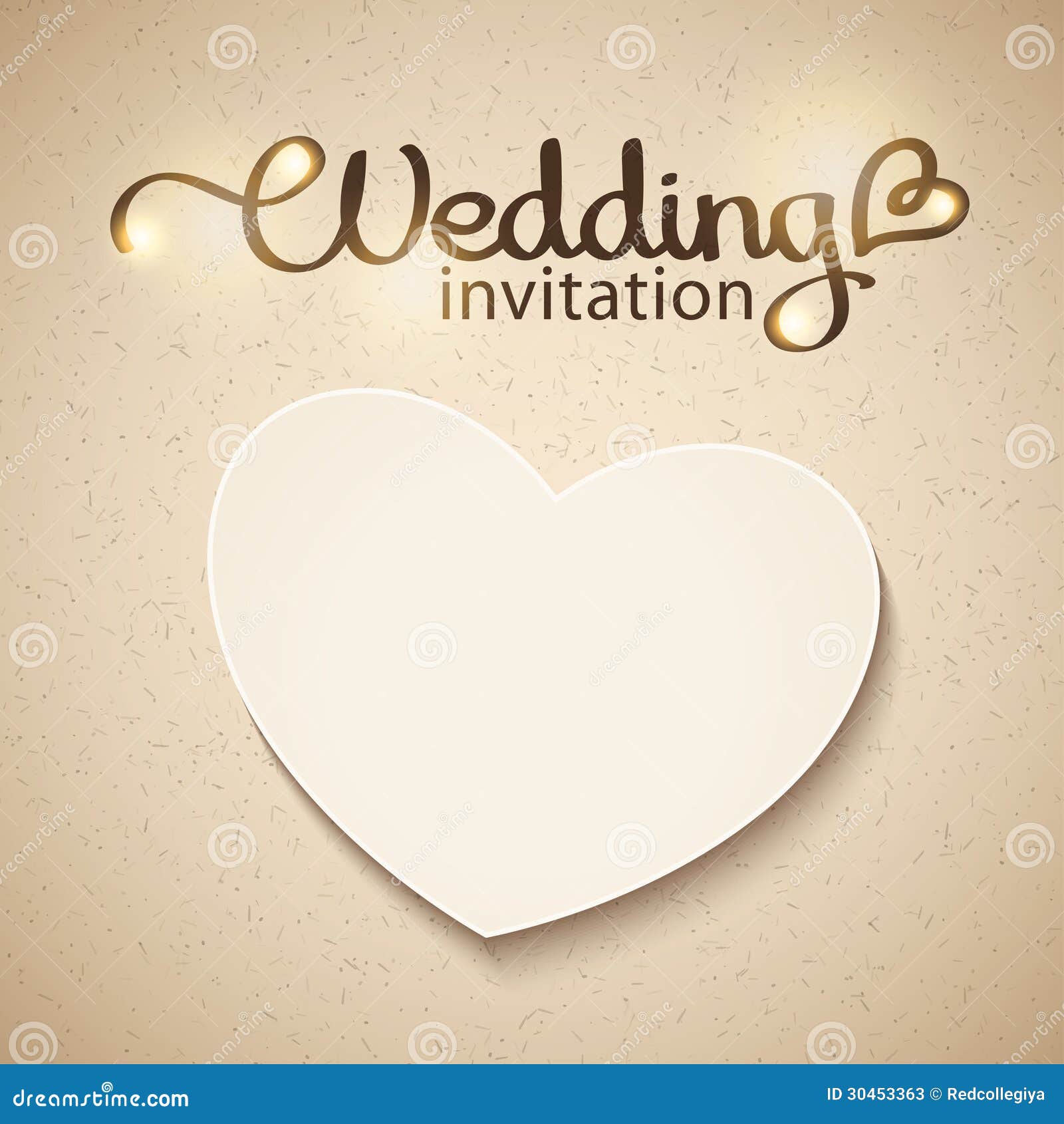 Wedding invitation stock vector. Illustration of retro - 30453363