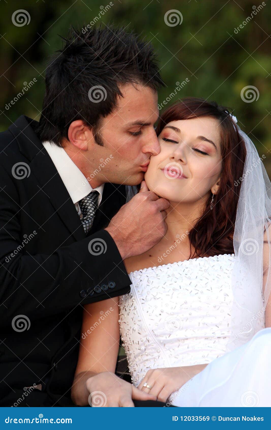 Wedding Kiss stock image. Image of marriage, fashion - 12033569