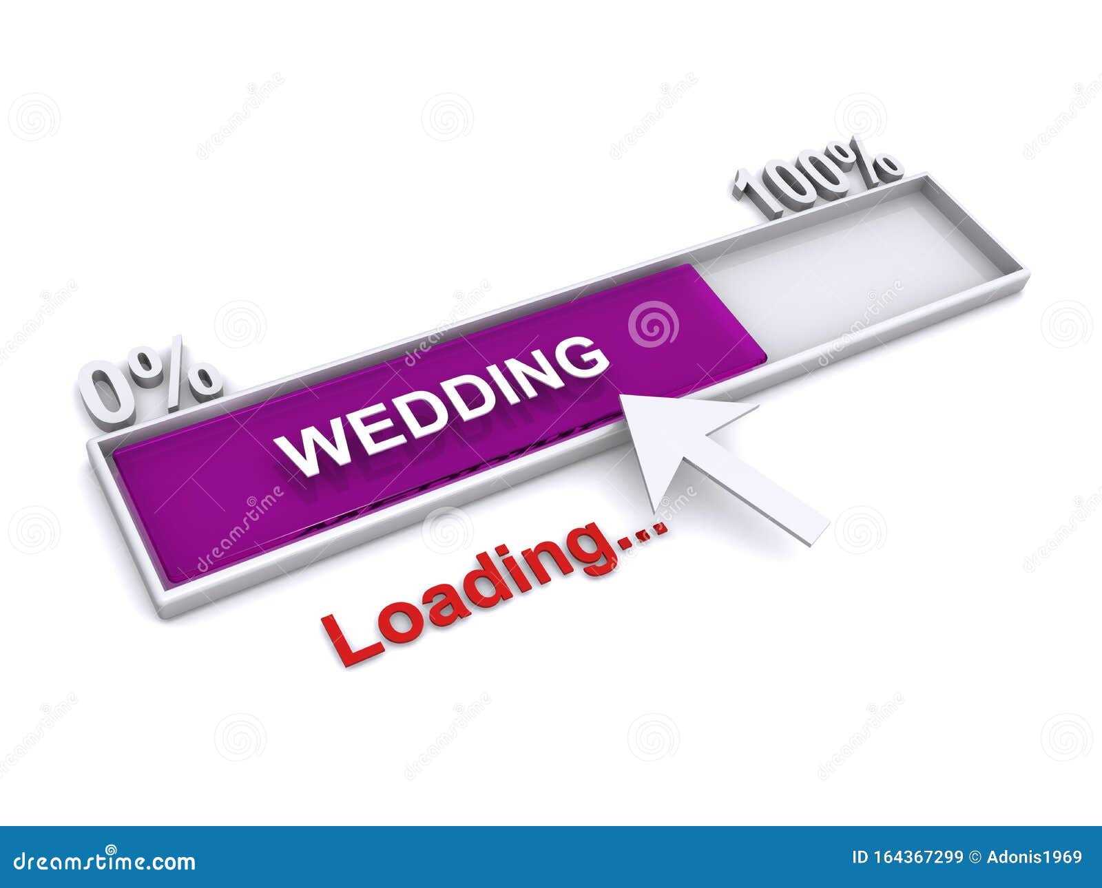 Wedding loading on white stock illustration. Illustration of bride ...