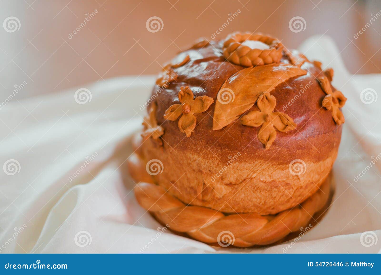 Wedding Loaf of Bread and Salt Stock Photo - Image of tradition ...