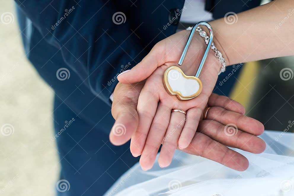 Wedding lock stock image. Image of beautiful, closeup - 111461175
