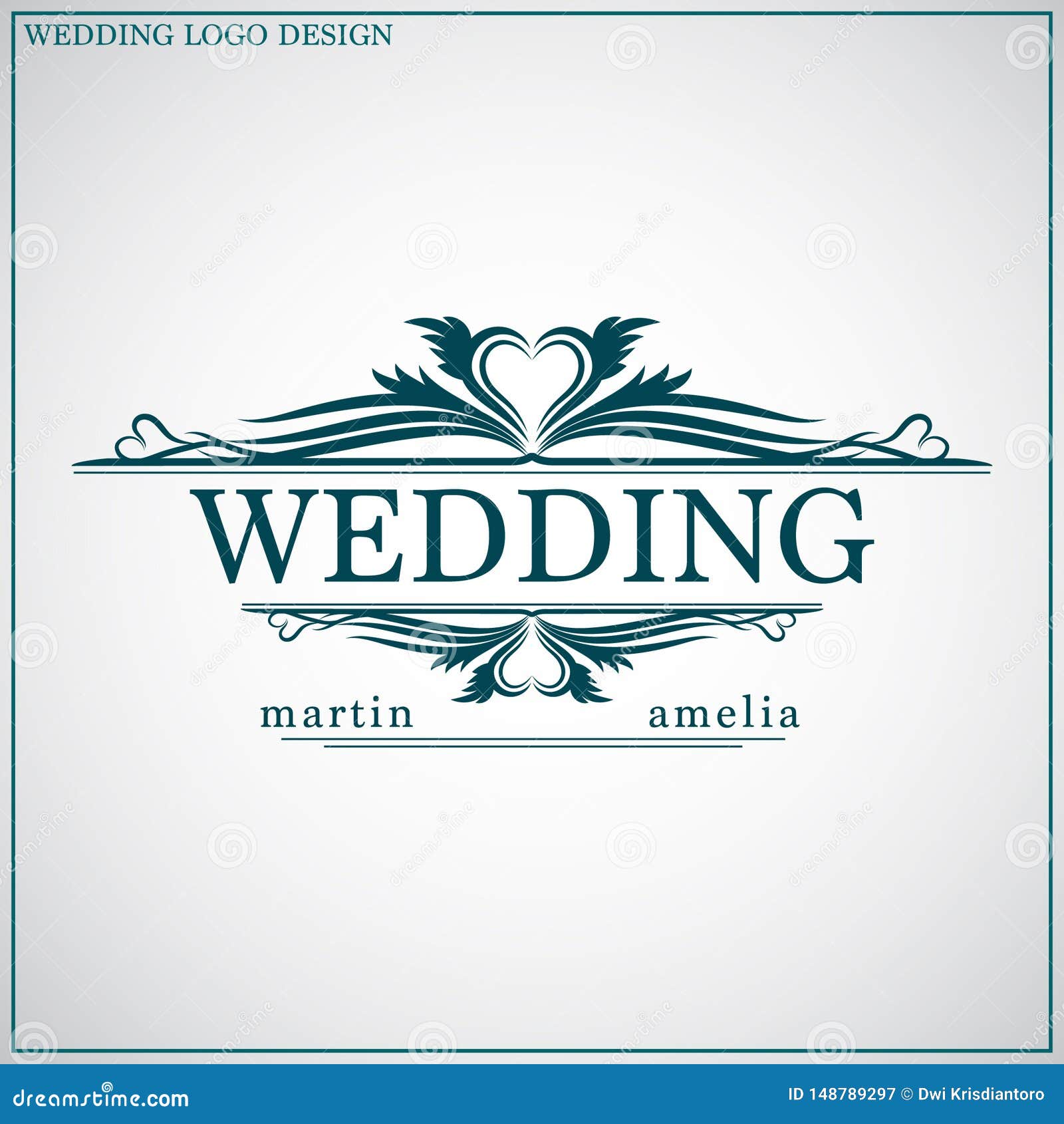 Wedding Logo Design Template. Wedding Logo Vector Stock Vector ...