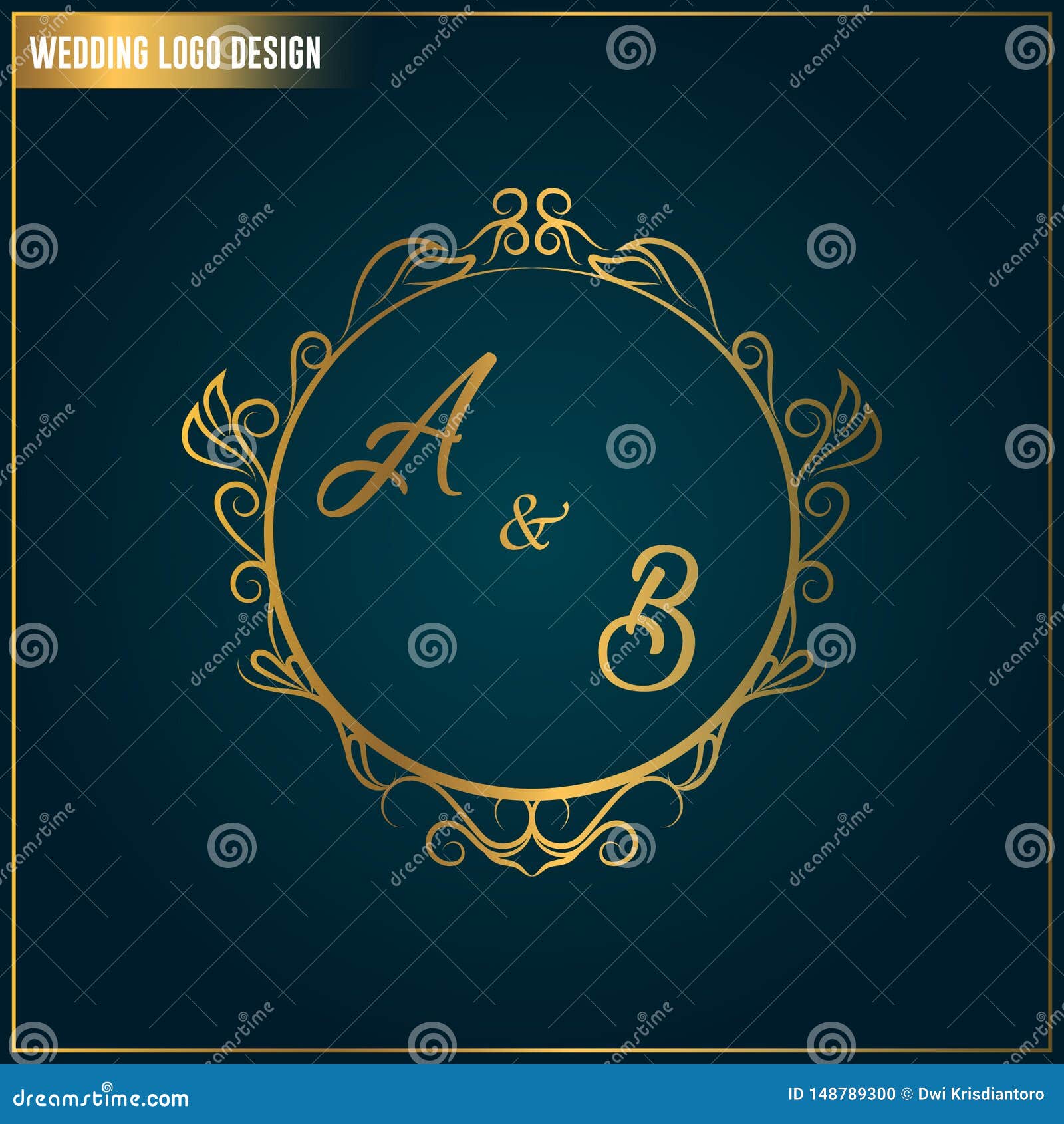 Wedding Logo Design Template. Wedding Logo Vector Stock Vector ...