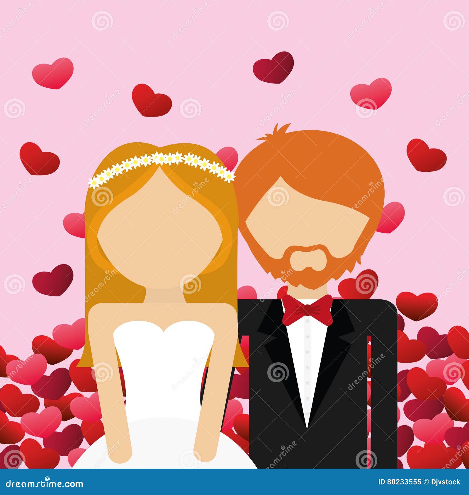 Wedding marriage love stock vector. Illustration of event - 80233555