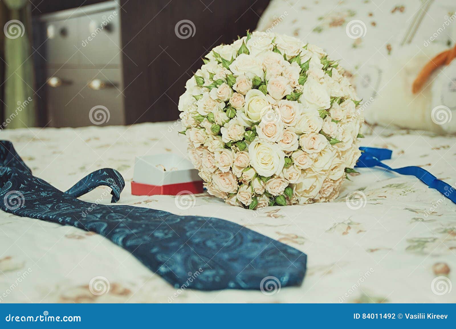 Wedding Paraphernalia of the Groom Stock Photo - Image of decorated ...